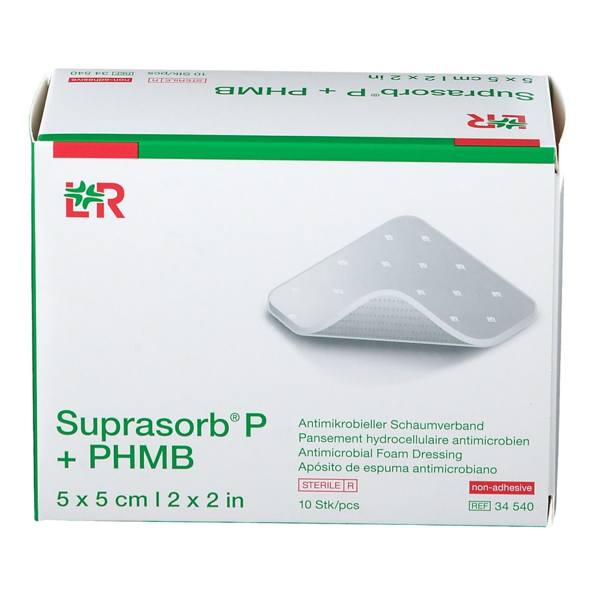 Suprasorb® P+PHMB Schaumverband 5x5 cm 10 St - Shop Apotheke