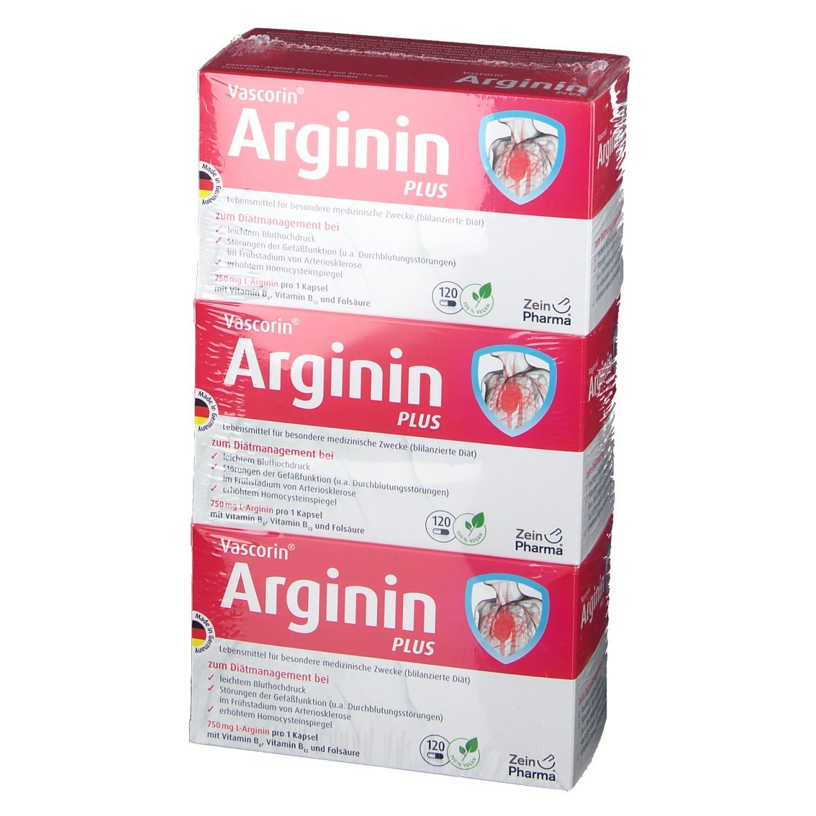ZeinPharma® Vascorin® Arginin Plus 360 St - Shop Apotheke