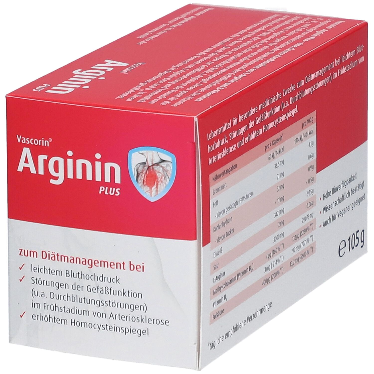 ZeinPharma® Vascorin® Arginin Plus 120 St - shop-apotheke.com