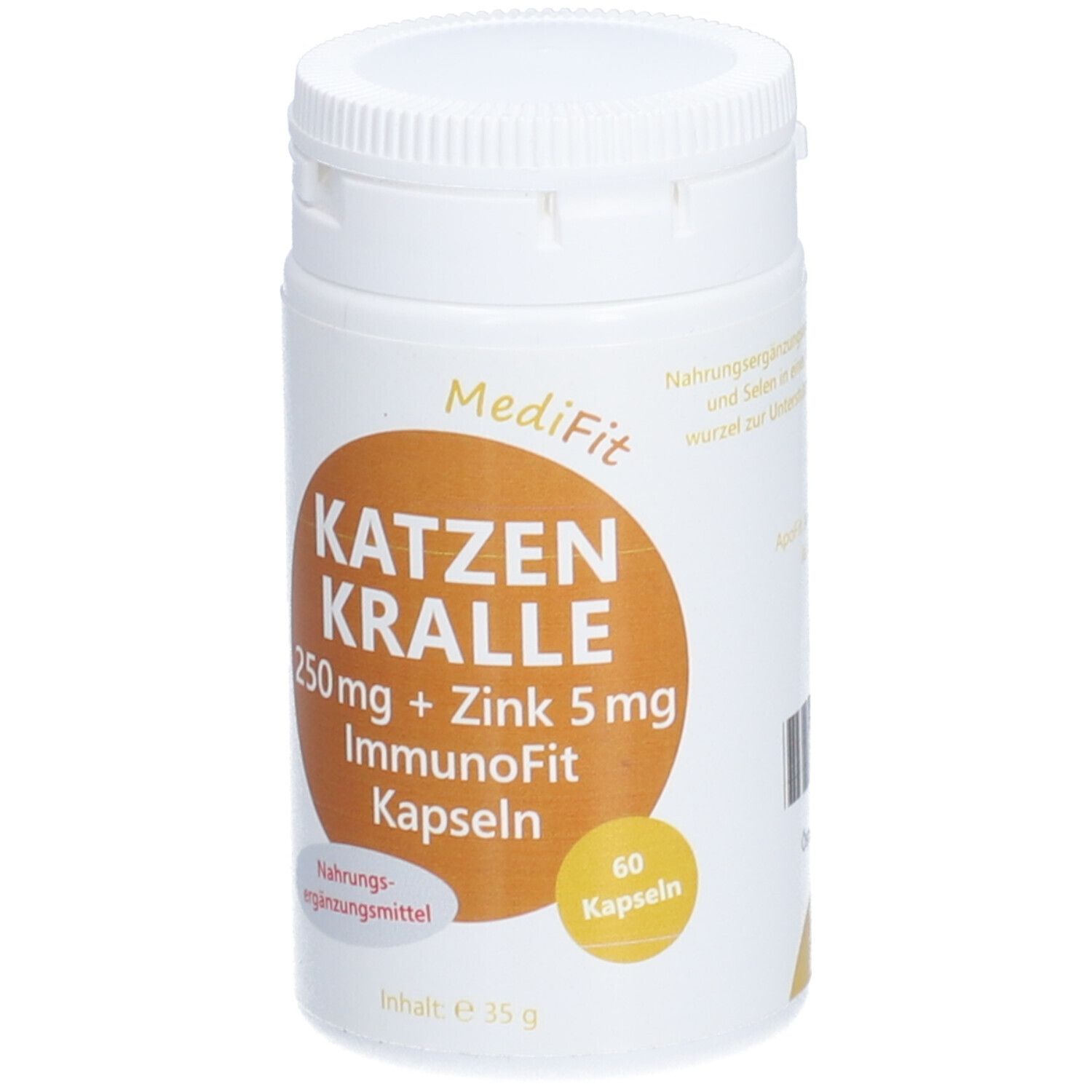 Katzenkralle 250 mg + Zink 5 mg ImmunoFit Kapseln 60 St - Shop Apotheke