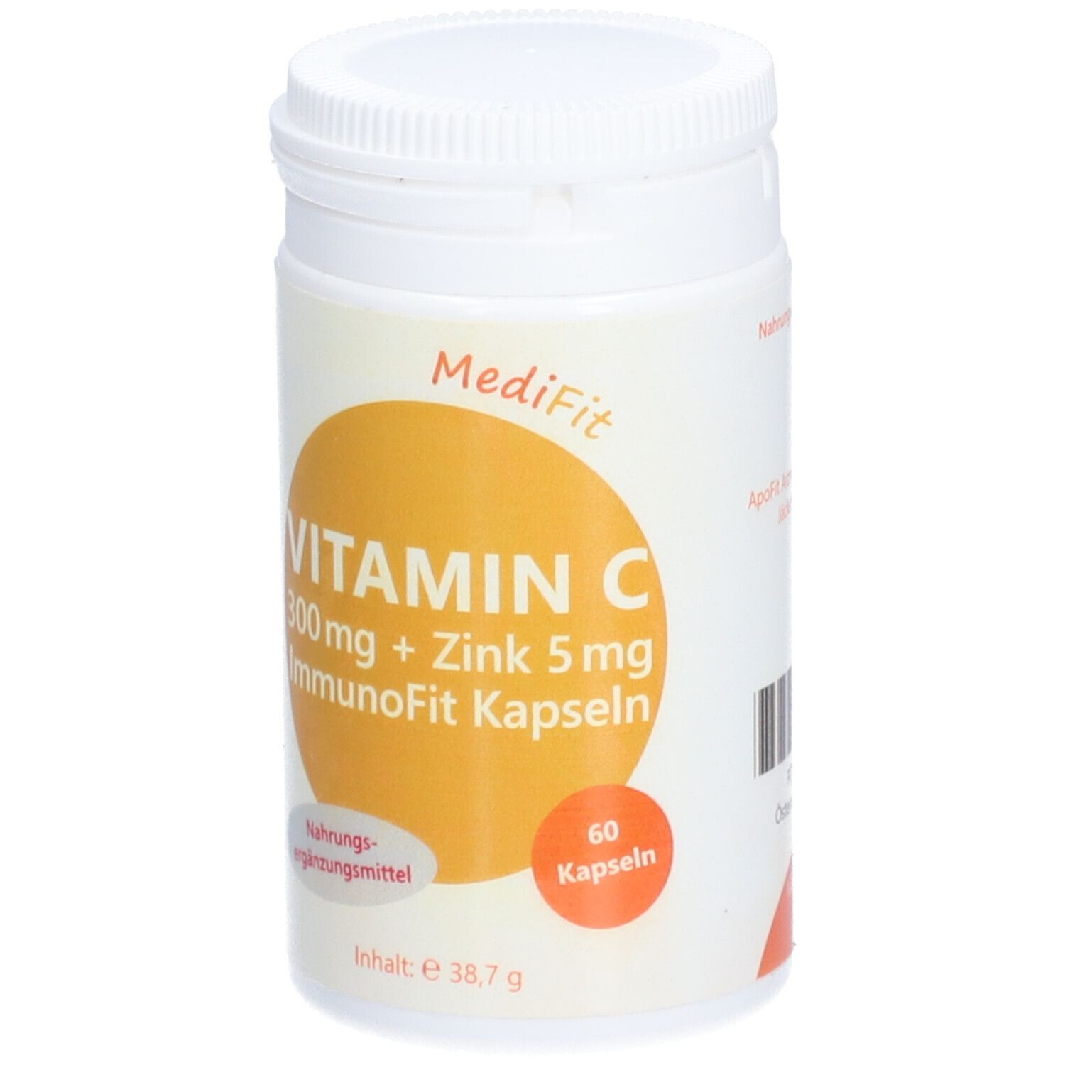 Vitamin C 300 mg + Zink 5 mg ImmunoFit Kapseln 60 St - Shop Apotheke
