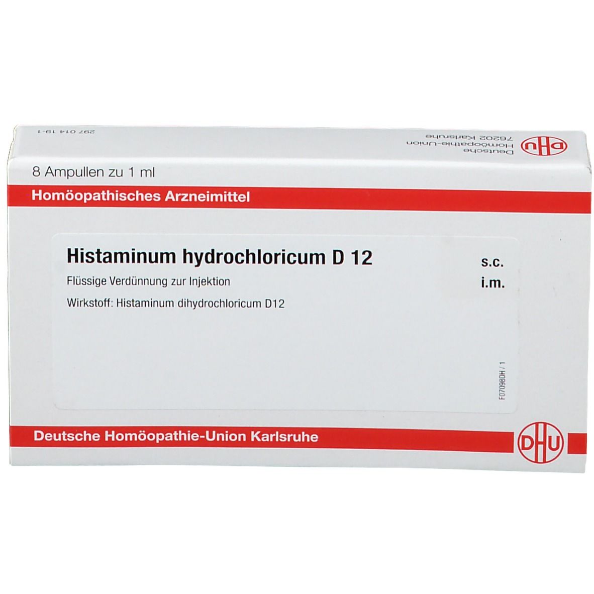 DHU Histaminum Hydrochloricum D12 8x1 ml - Shop Apotheke