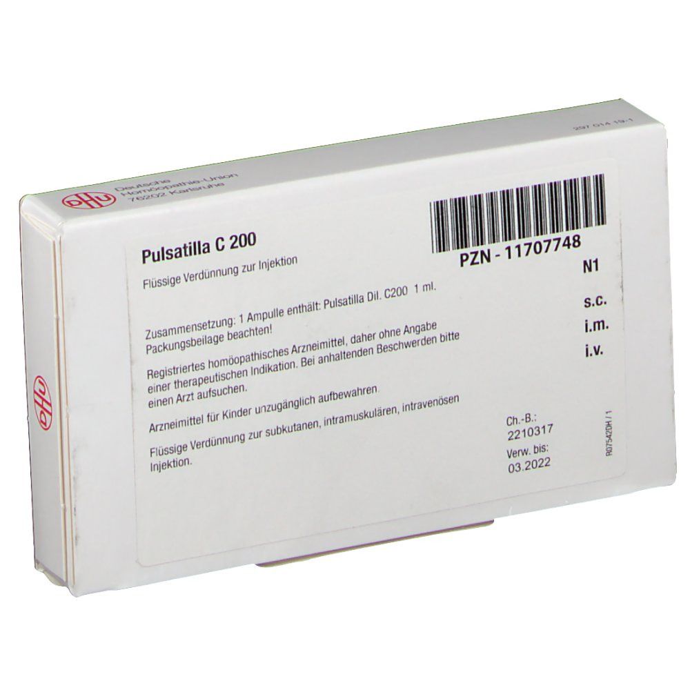 DHU Pulsatilla C200 8x1 ml - Shop Apotheke