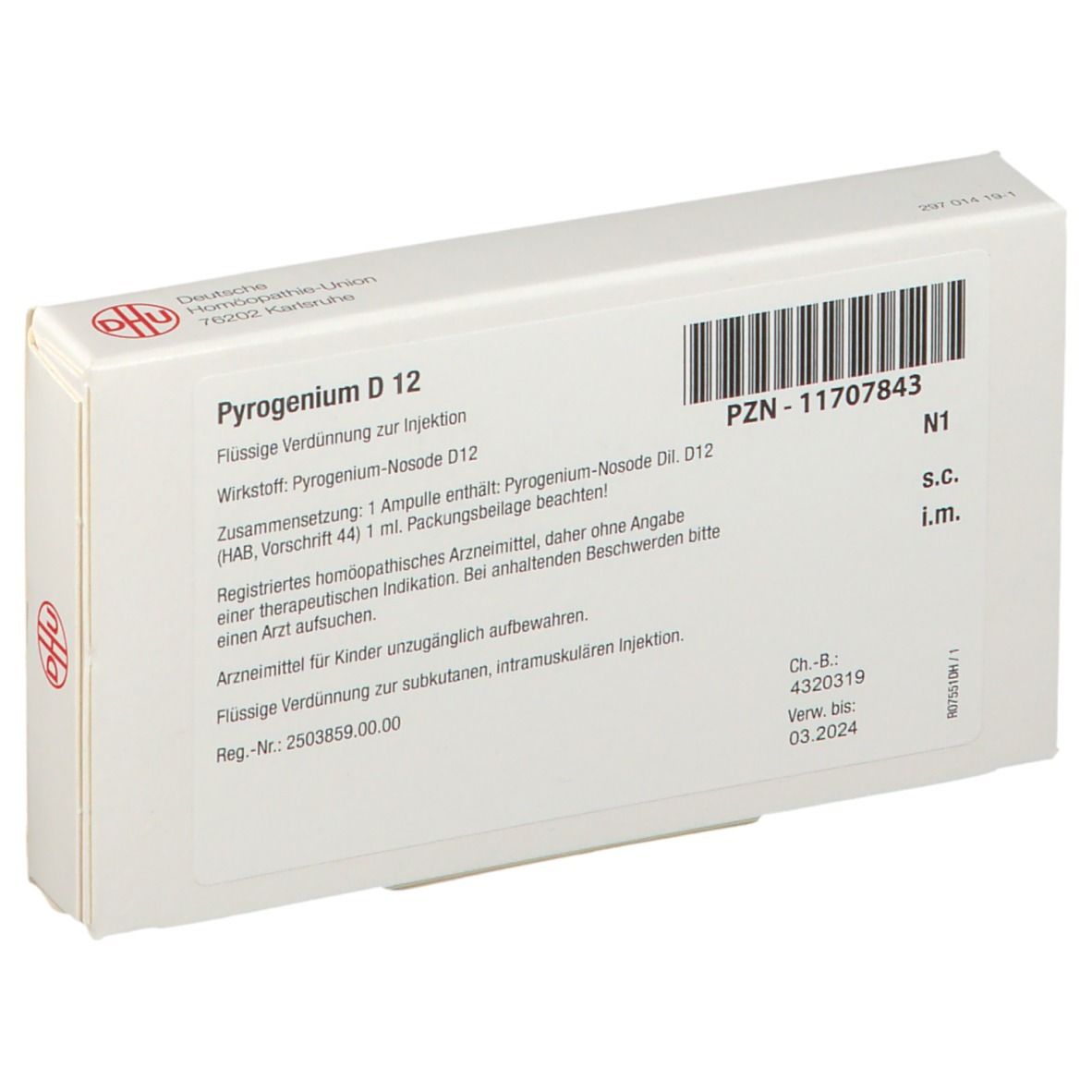 DHU Pyrogenium D12 8x1 ml - Shop Apotheke