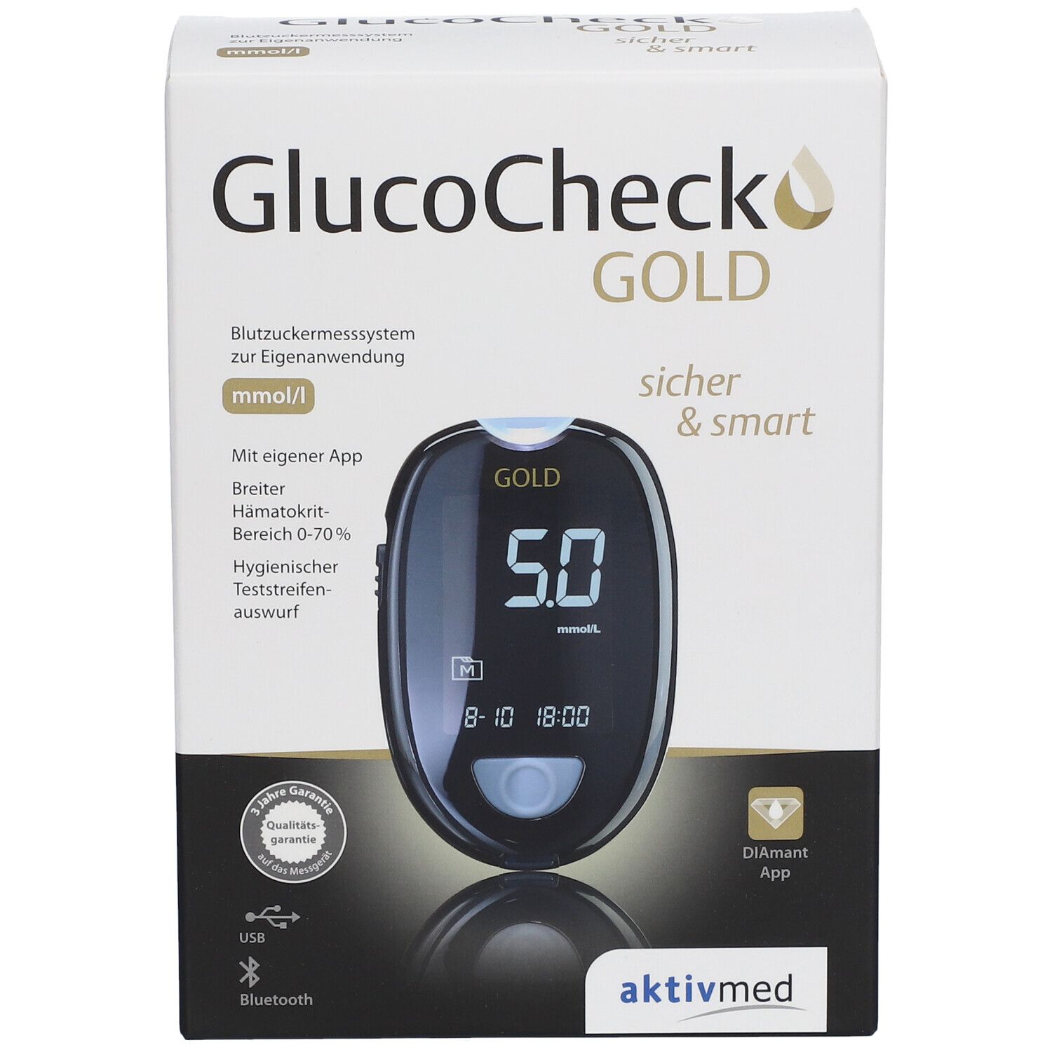 GlucoCheck GOLD mmol/l 1 St - shop-apotheke.com