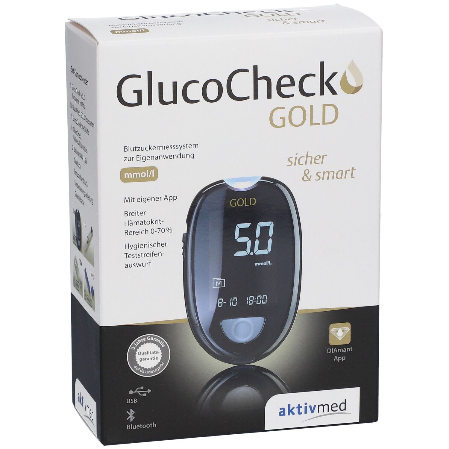 GlucoCheck GOLD mmol/l 1 St - shop-apotheke.com