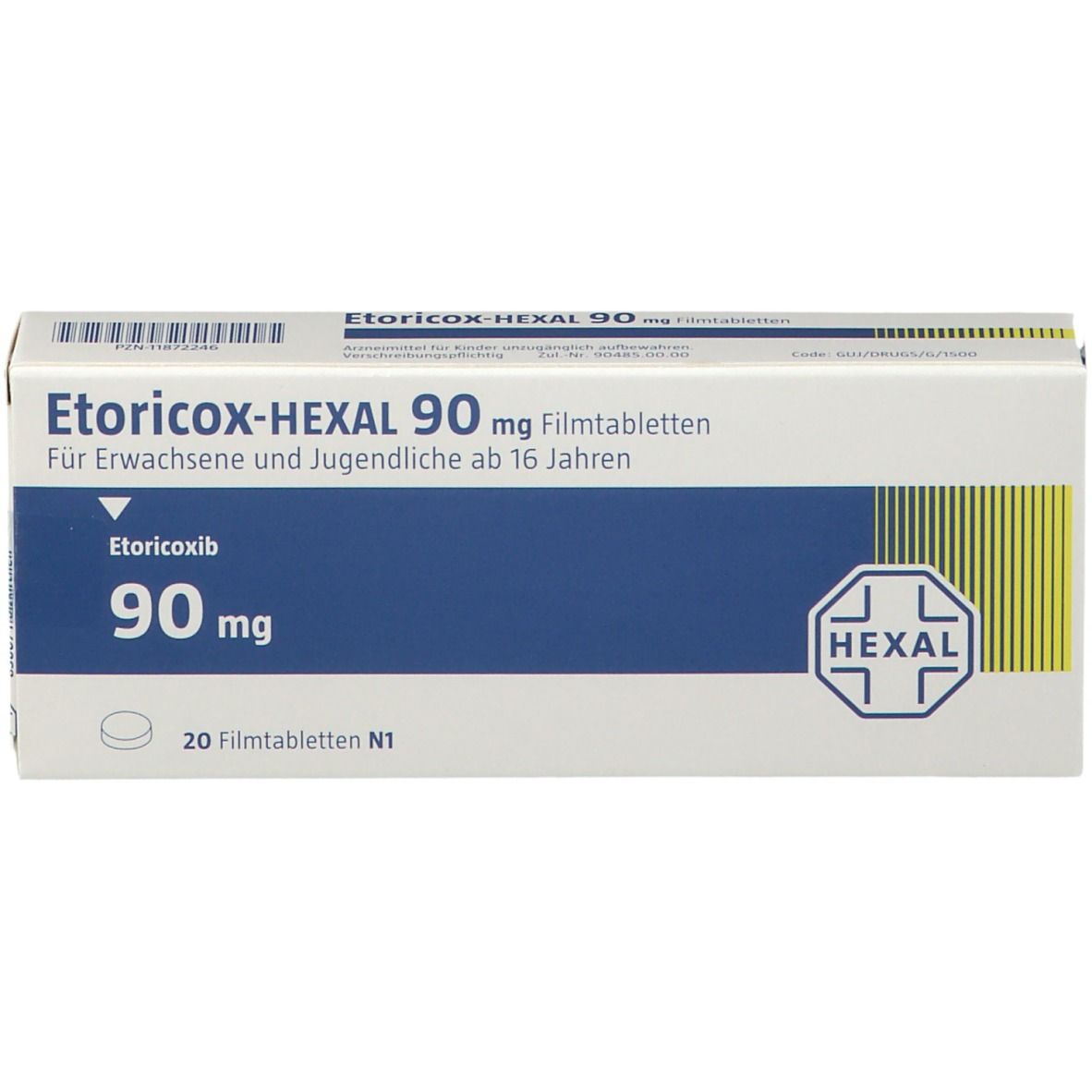 Etoricox-HEXAL 90 mg 20 St - shop-apotheke.com
