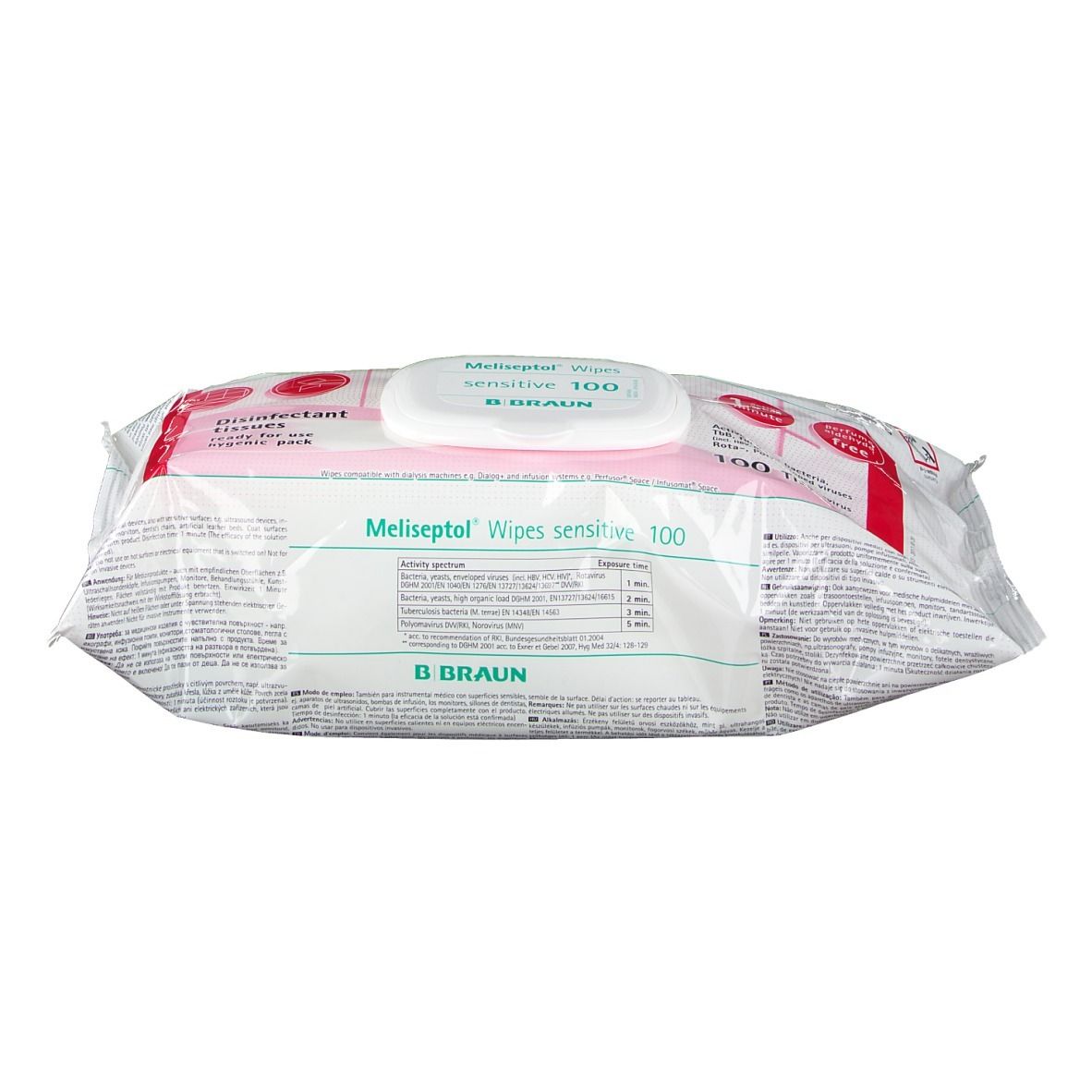 Meliseptol Wipes Sensitive 100 St Shop Apotheke