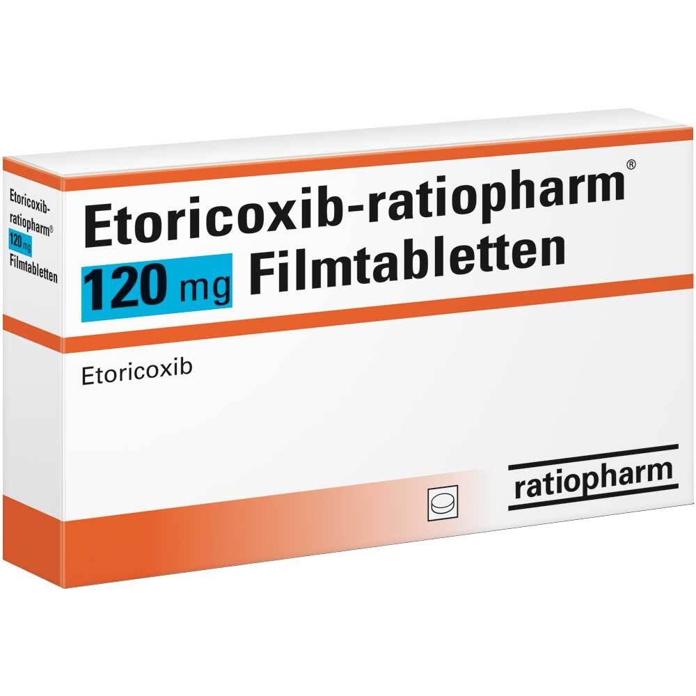 Etoricoxib-ratiopharm® 120 mg 20 St mit dem E-Rezept kaufen - Shop Apotheke
