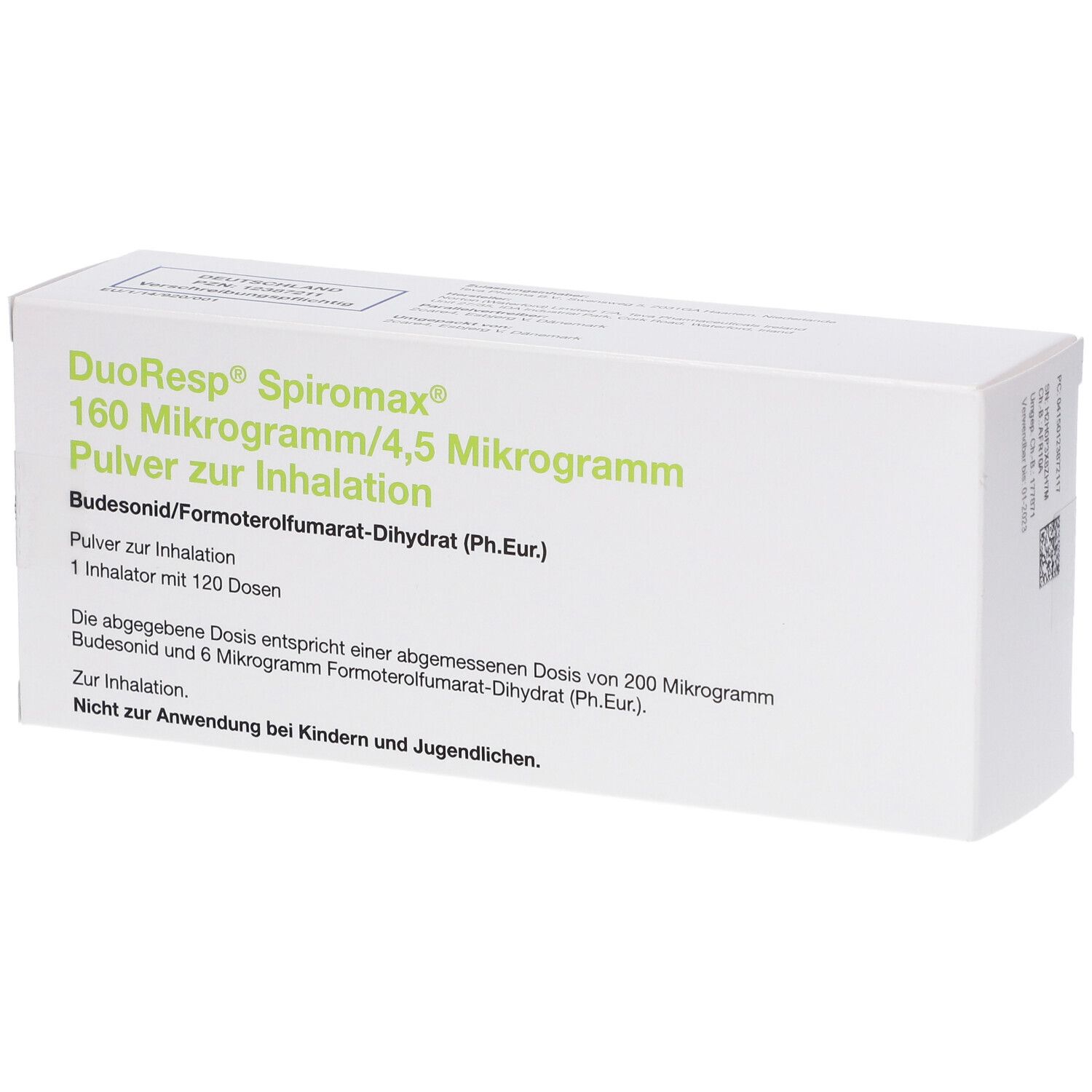 Duoresp® Sp160/4.51X120Ed 1 St mit dem E-Rezept kaufen - Shop Apotheke