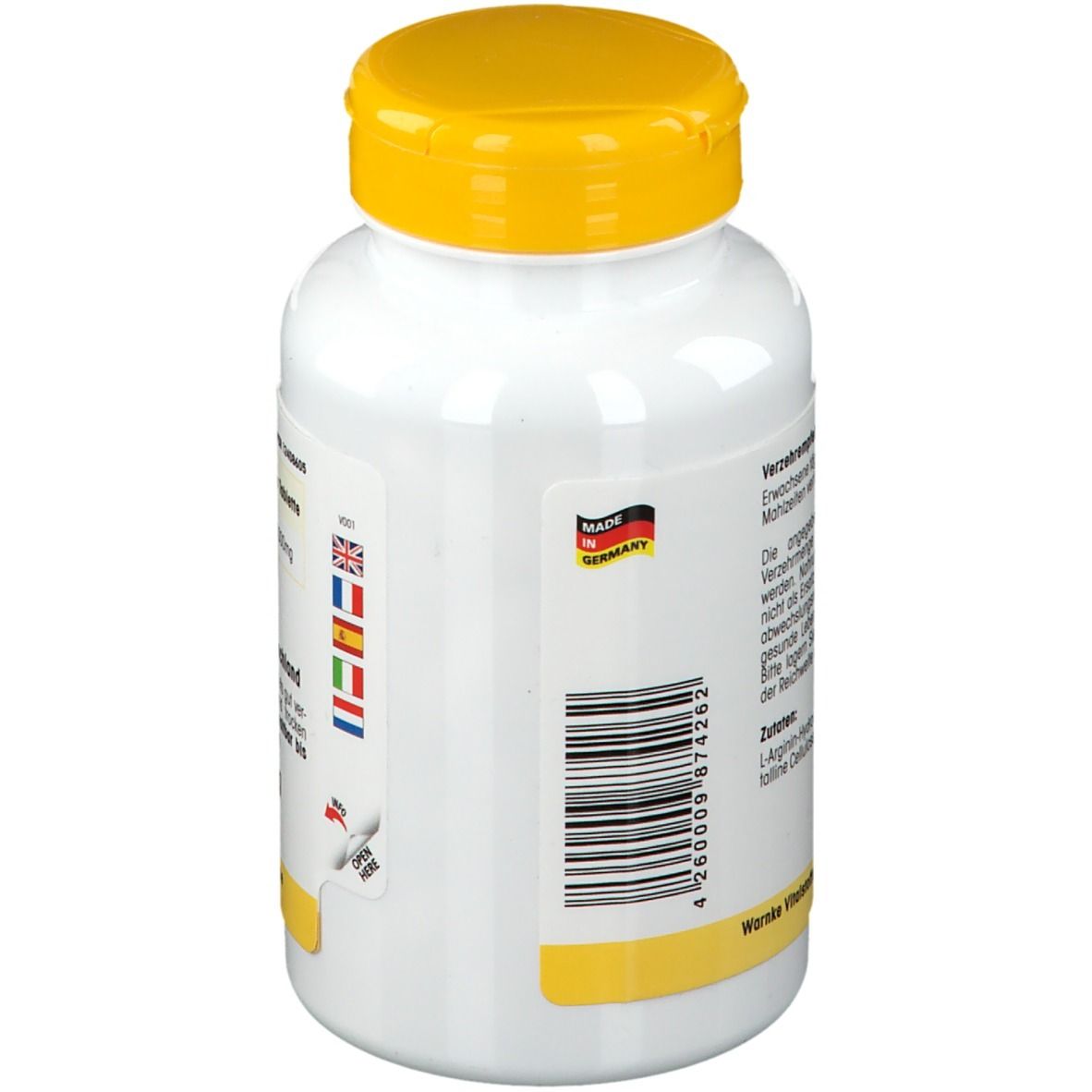 WARNKE L-Arginin 1000 mg 90 St - Shop Apotheke