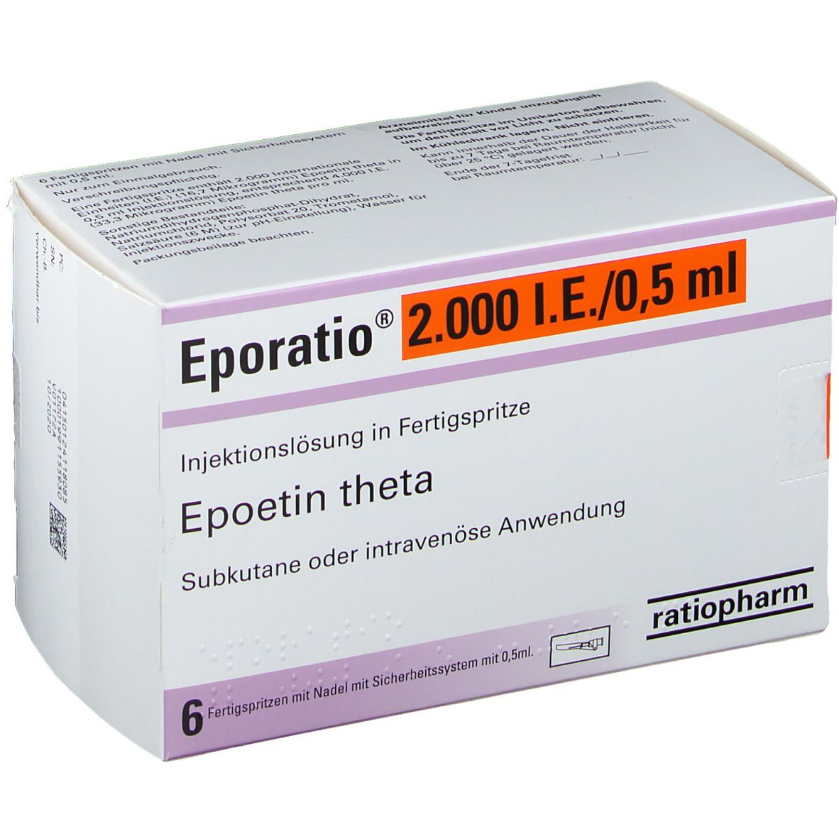 Eporatio® 2.000 I.E./0,5 ml 6x0,5 ml - shop-apotheke.com