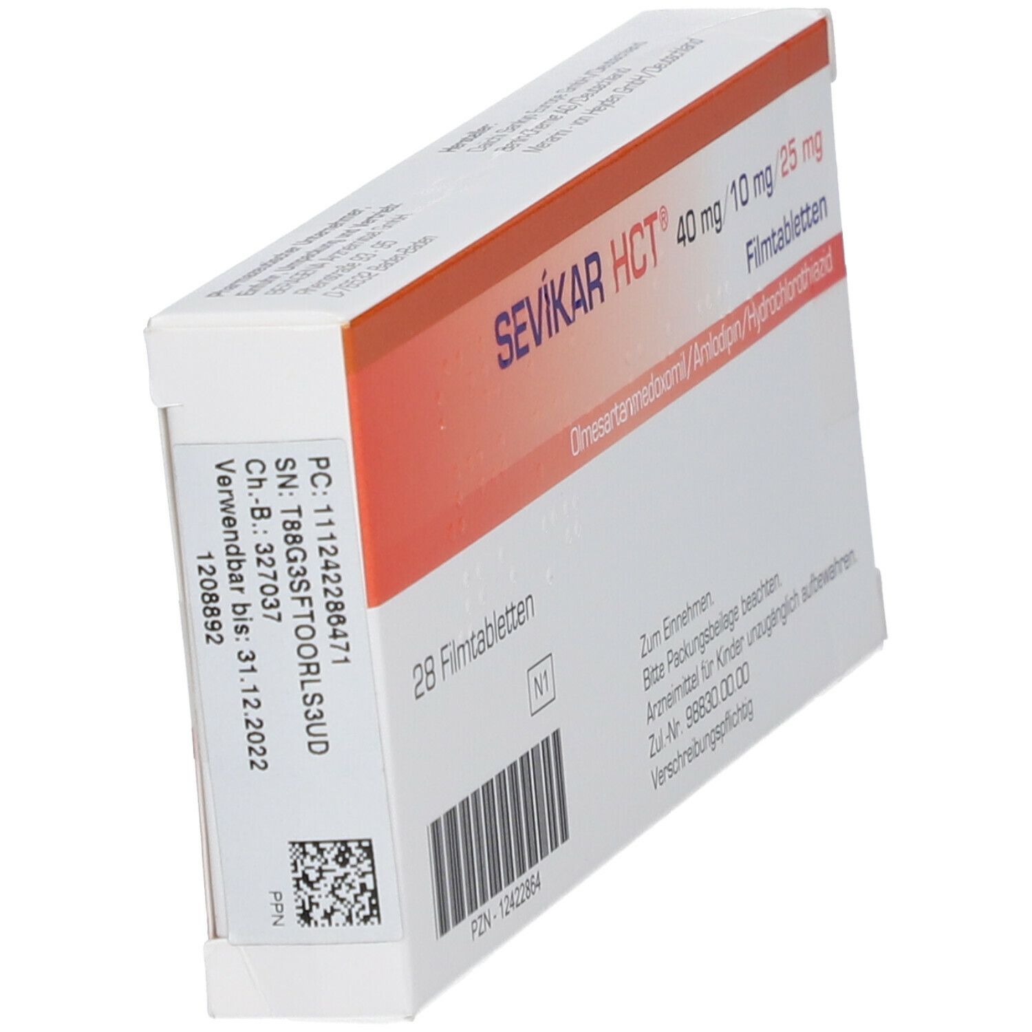 SEVIKAR HCT® 40 mg/10 mg/25 mg 28 St - shop-apotheke.com