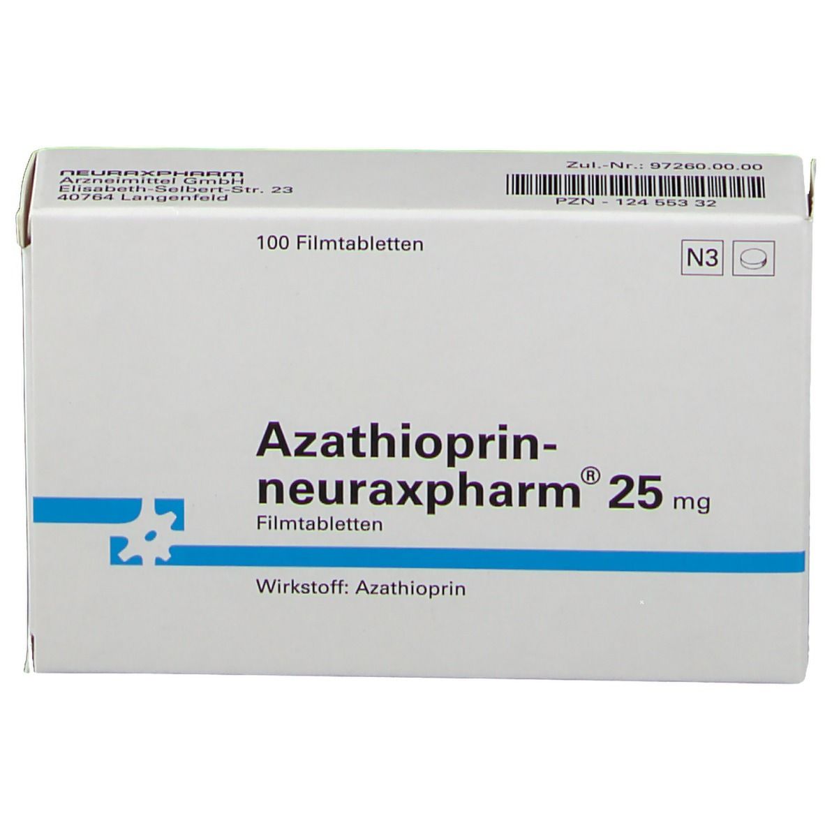 Azathioprin-neuraxpharm® 25 mg 100 St mit dem E-Rezept kaufen - Shop ...