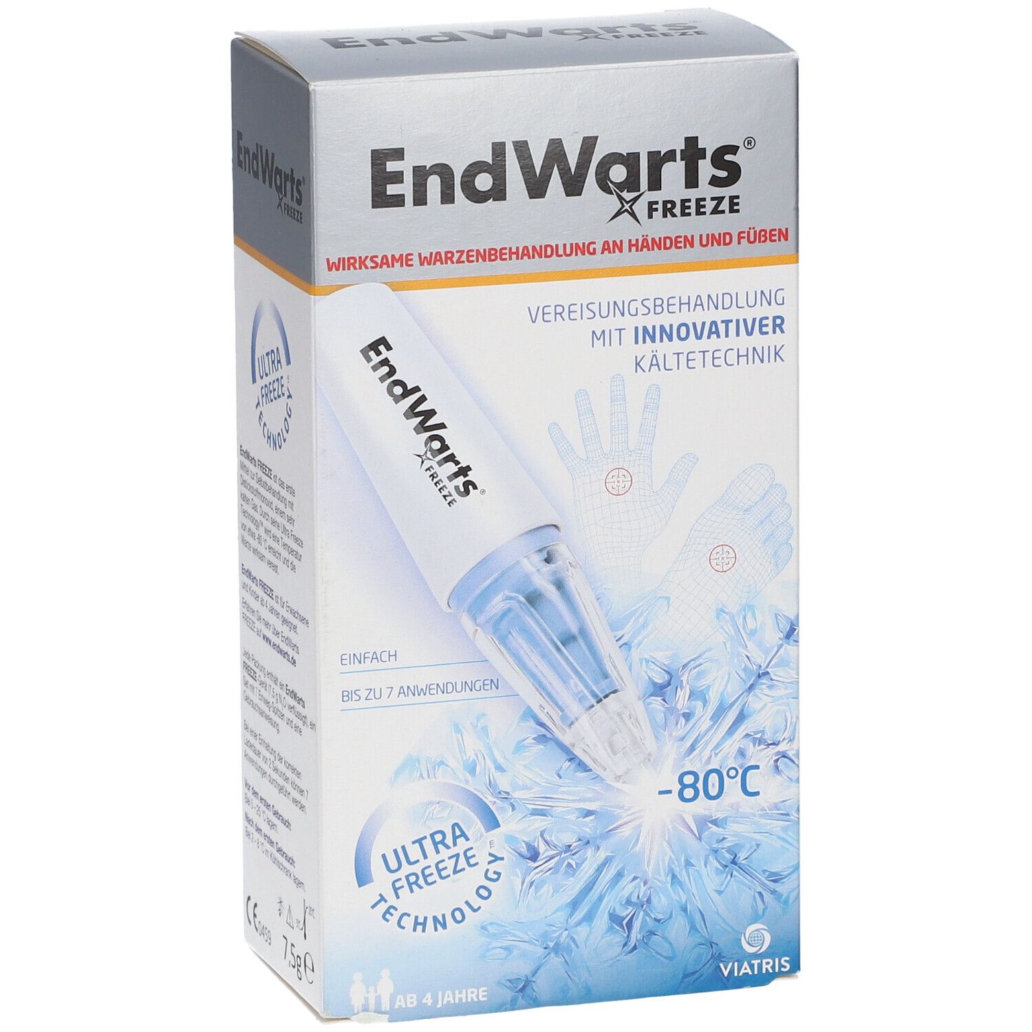 EndWarts FREEZE: Vereisungsmittel zur Entfernung von Warzen an Händen ...
