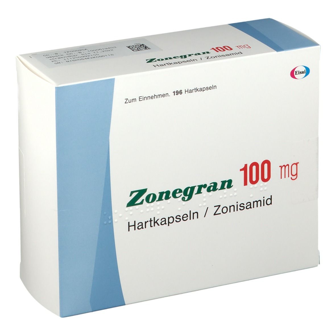 Zonegran 100 mg 196 St mit dem E-Rezept kaufen - Shop Apotheke