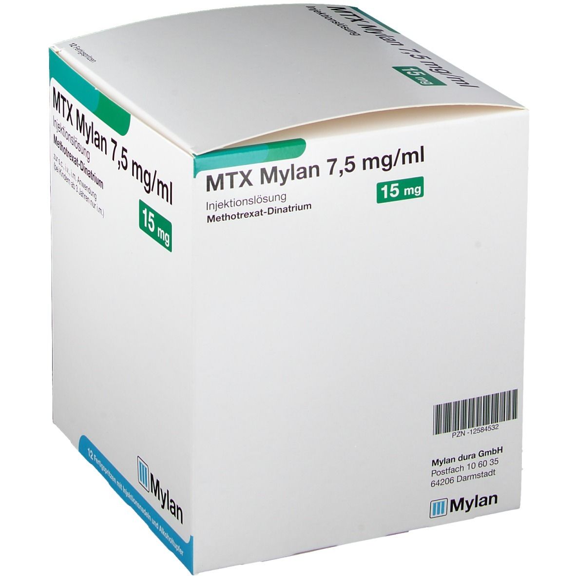 MTX Mylan 7,5 mg/ml 15 mg 12x2 ml mit dem E-Rezept kaufen - Shop Apotheke