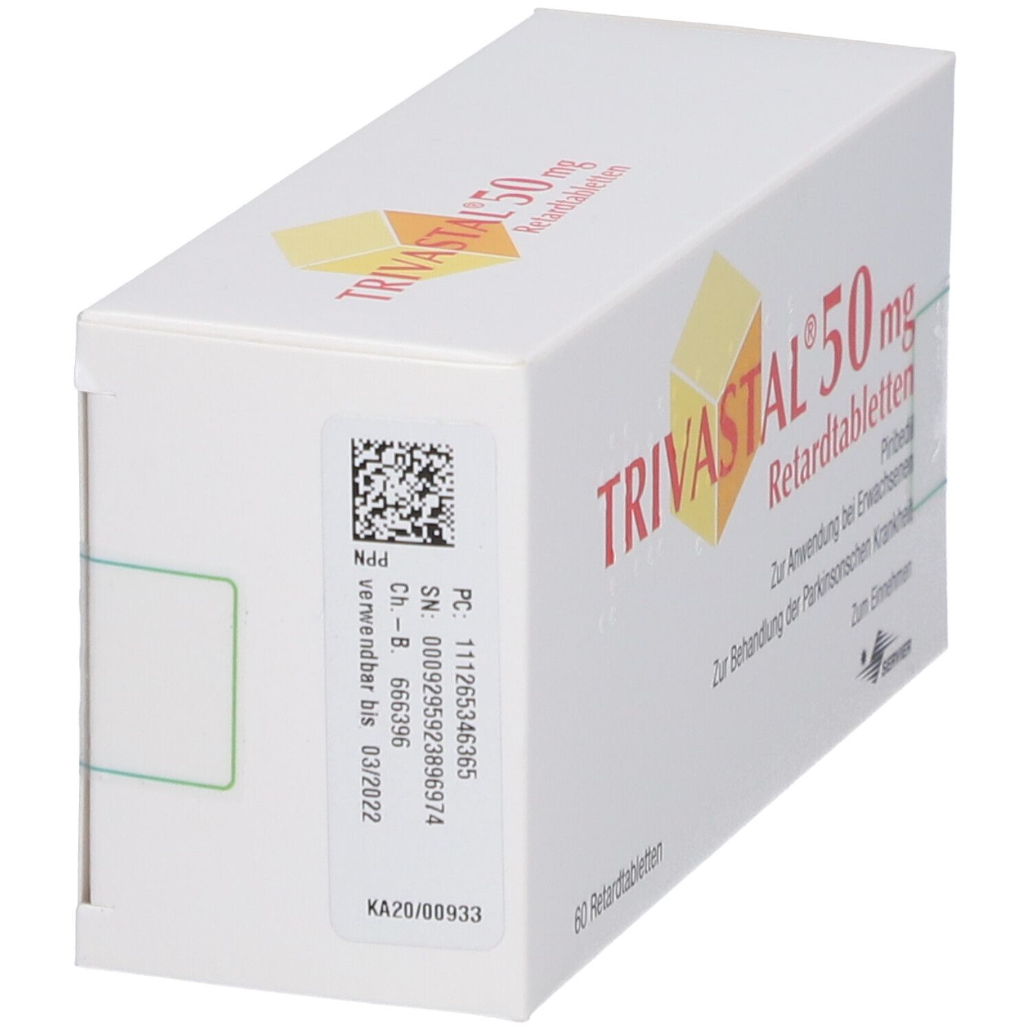 Trivastal 50 mg Retard 60 St mit dem E-Rezept kaufen - Shop Apotheke