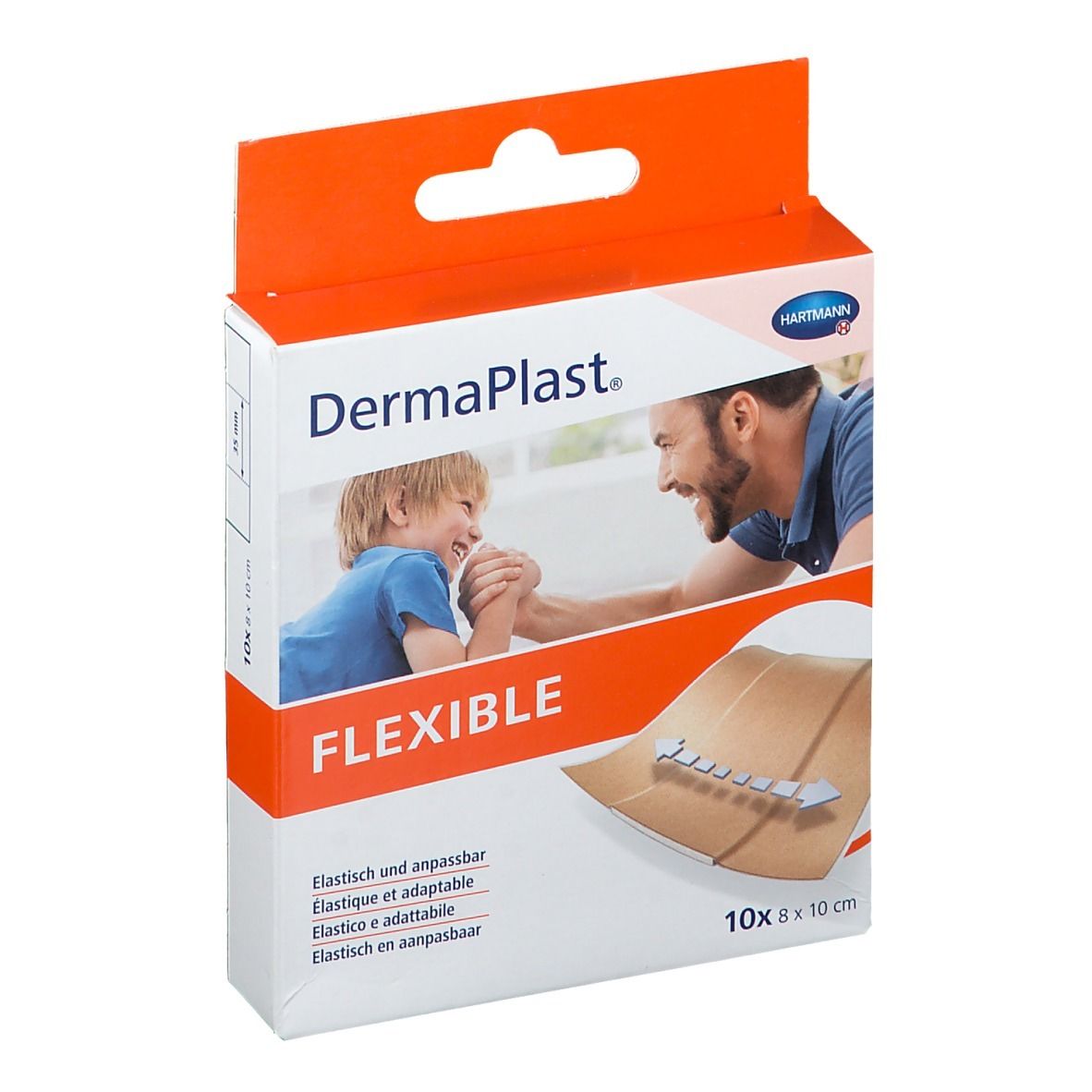 DermaPlast® Wundpflaster 8 cm x 10 cm 10 St - Shop Apotheke