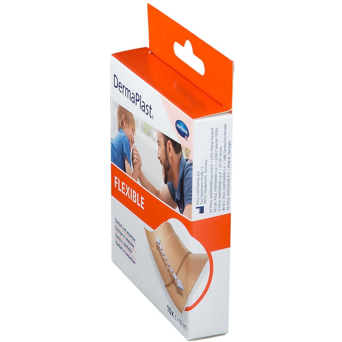 DermaPlast® Wundpflaster 8 cm x 10 cm 10 St - Shop Apotheke