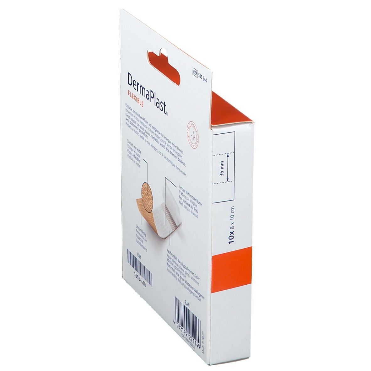 DermaPlast® Wundpflaster 8 cm x 10 cm 10 St - Shop Apotheke