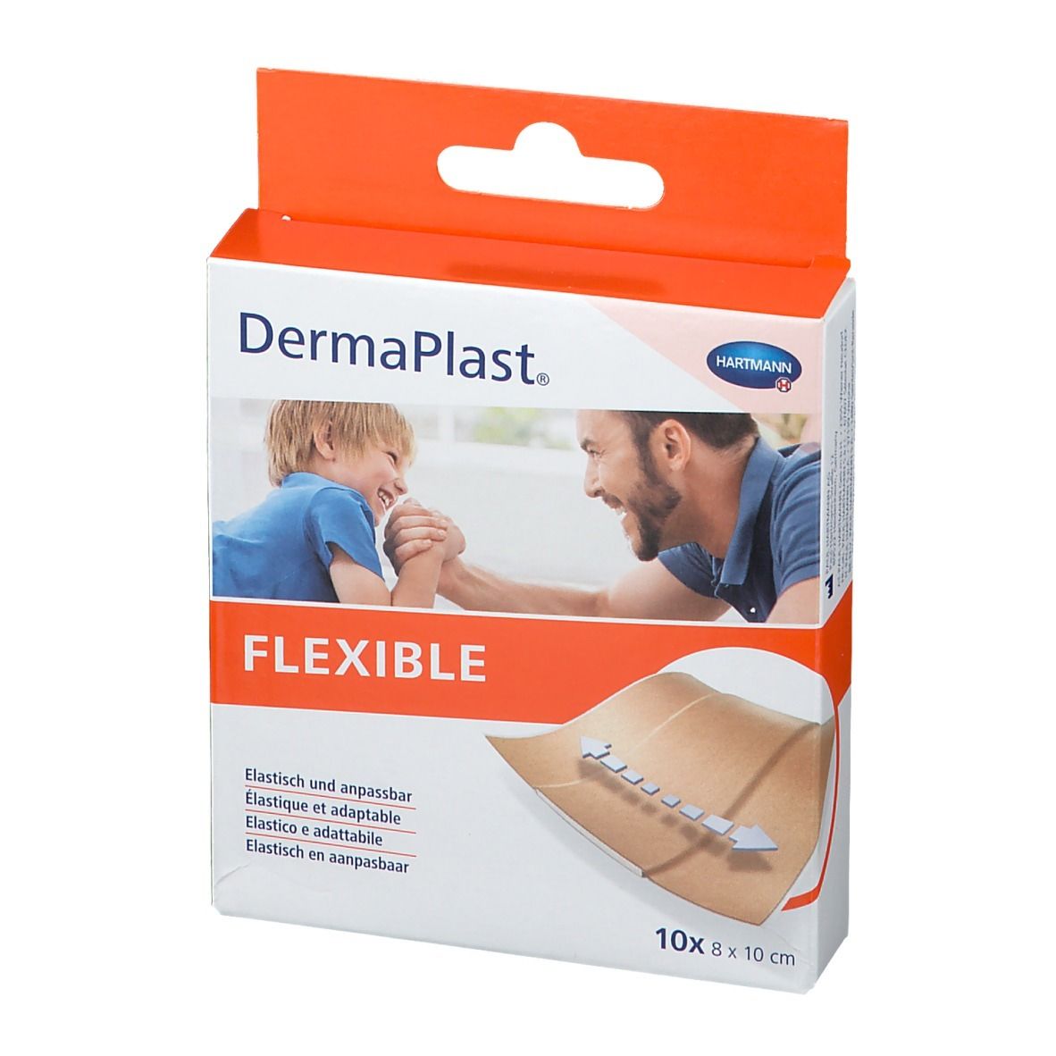 DermaPlast® Wundpflaster 8 cm x 10 cm 10 St - Shop Apotheke
