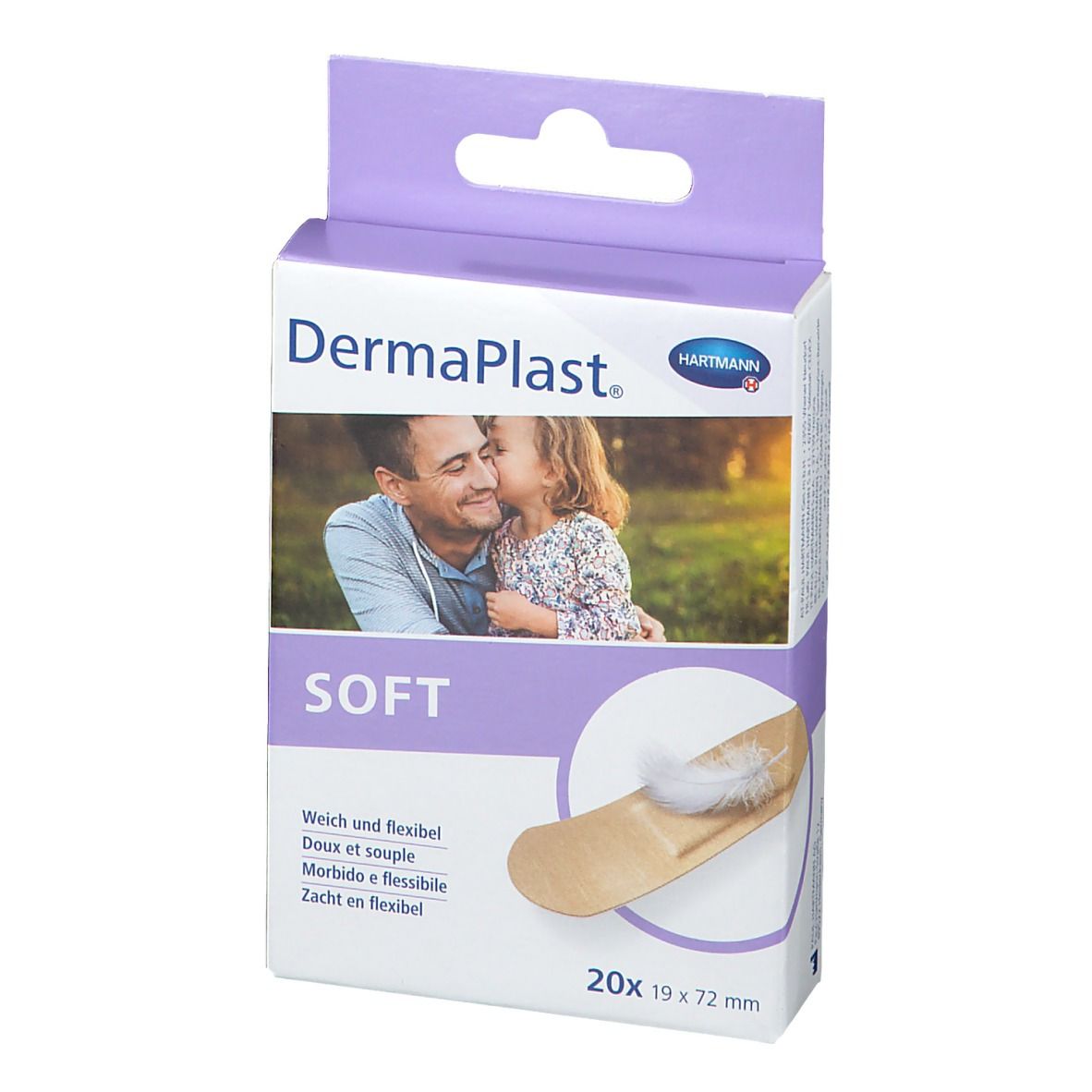 DermaPlast® Soft Pflasterstrips 19 x 72 mm 20 St - Shop Apotheke