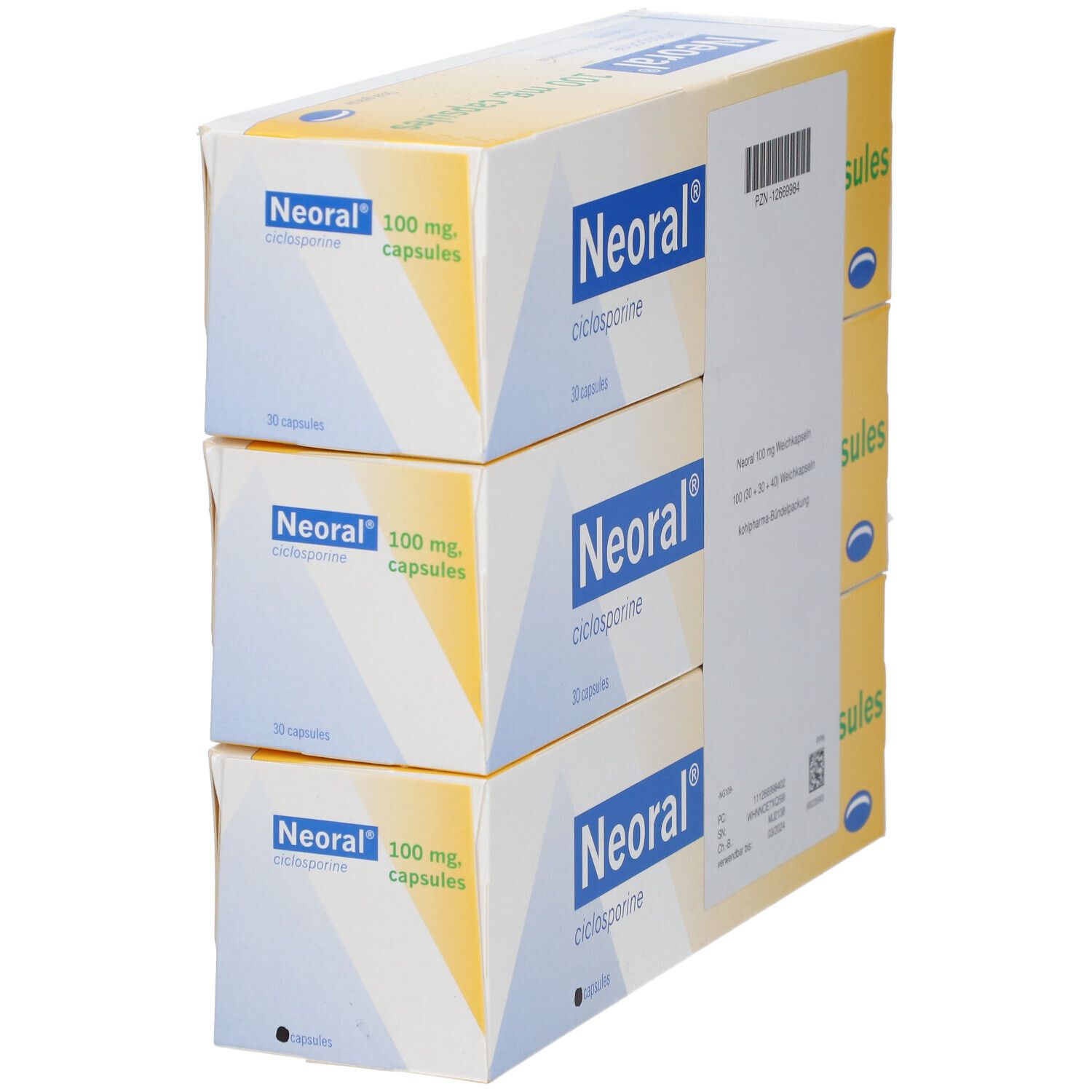 Neoral 100 mg 100 St mit dem E-Rezept kaufen - Shop Apotheke