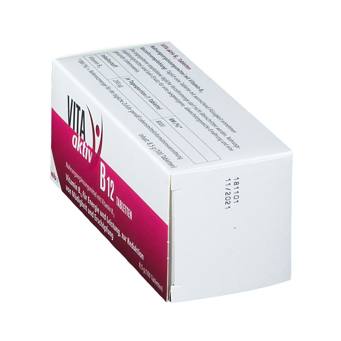 VITA aktiv B 12 TABLETTEN 100 St - Shop Apotheke