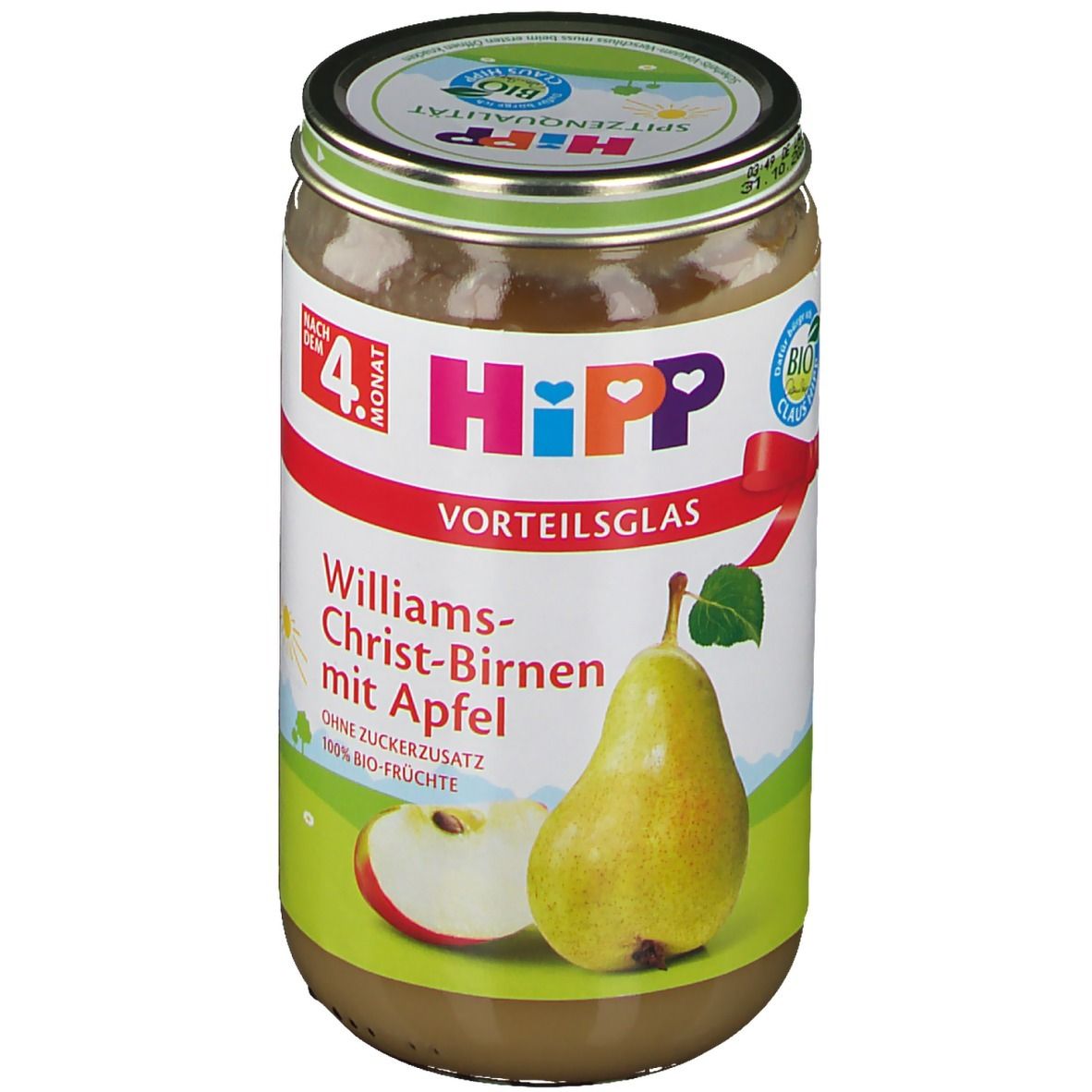 Hipp Williams-Christ-Birnen mit Apfel ab dem 5. Monat 250 g - Shop Apotheke