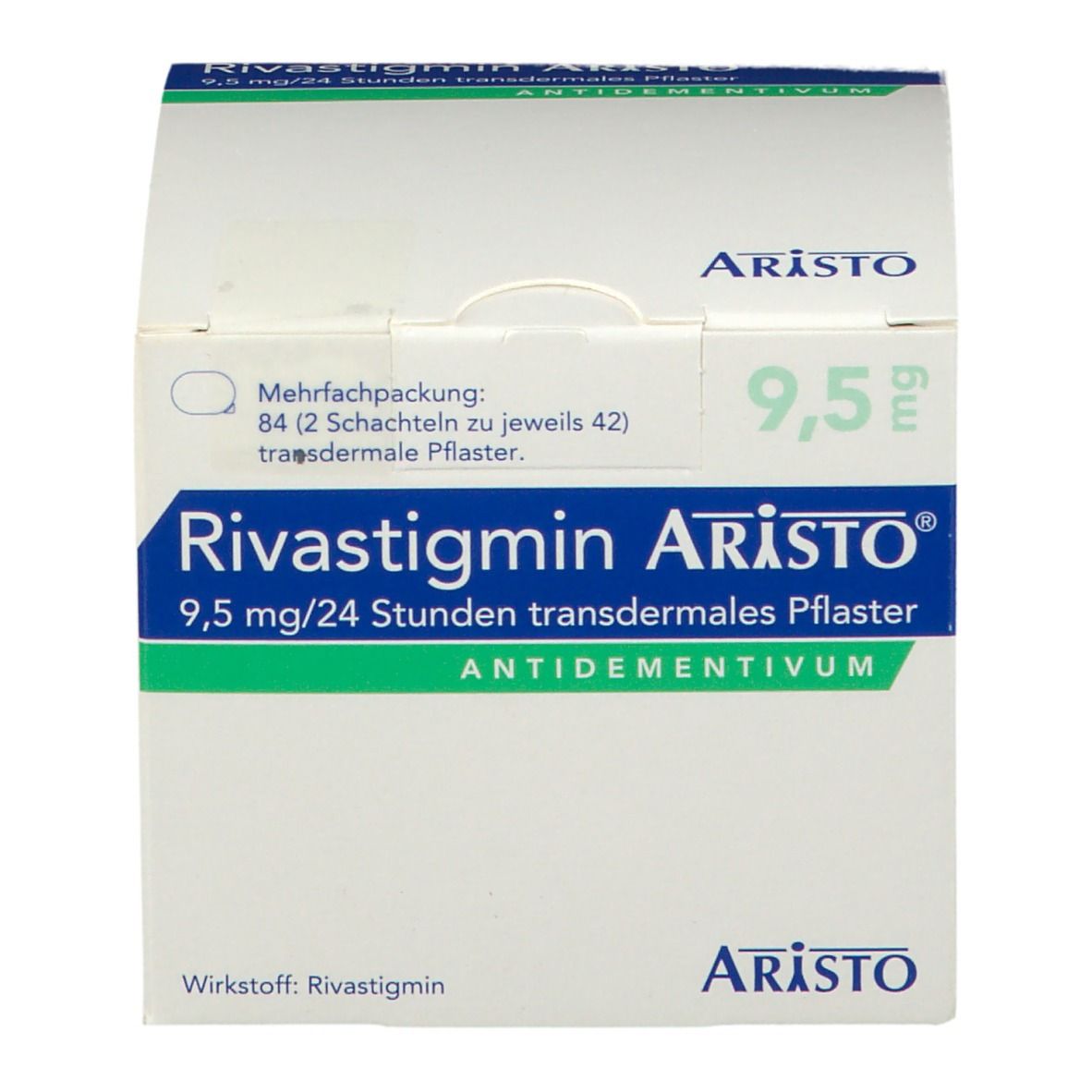 Rivastigmin Aristo® 9,5 mg/24 Stunden 84 St mit dem E-Rezept kaufen ...