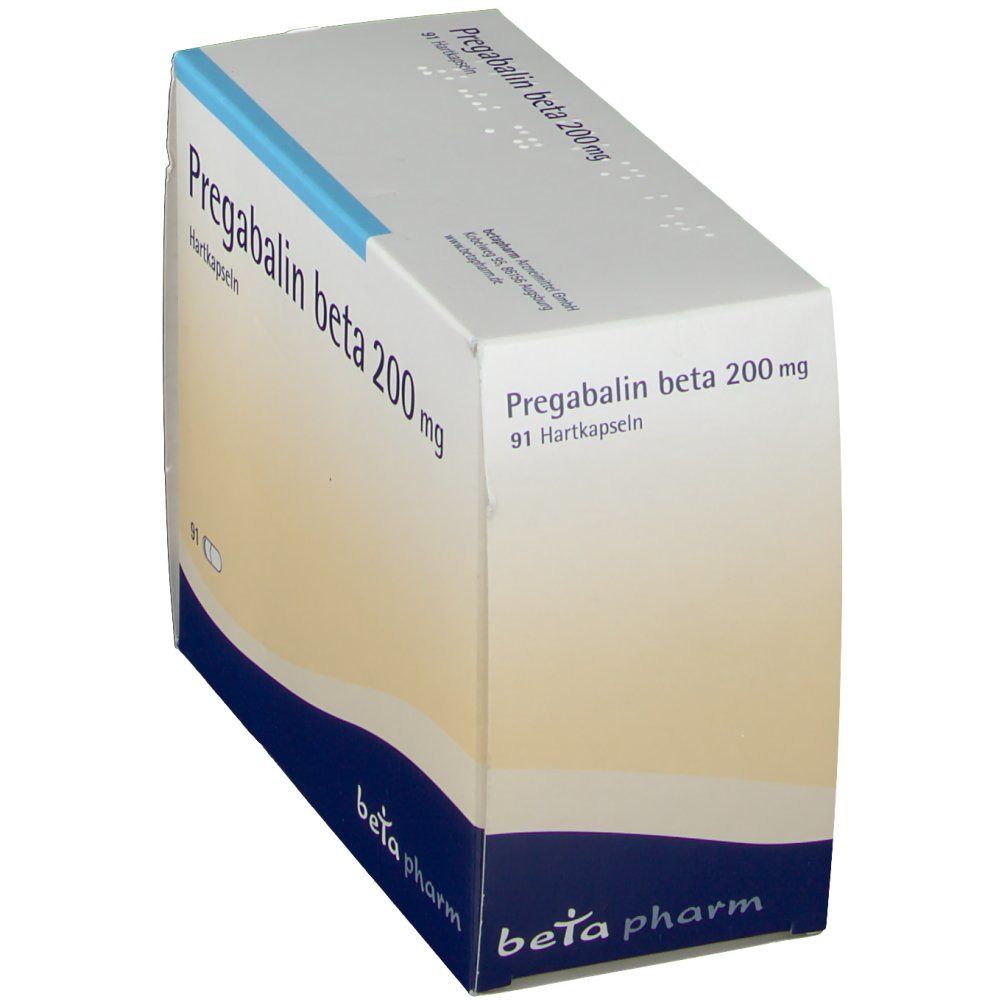 PREGABALIN beta 200 mg Hartkapseln 91 St mit dem E-Rezept kaufen - Shop ...