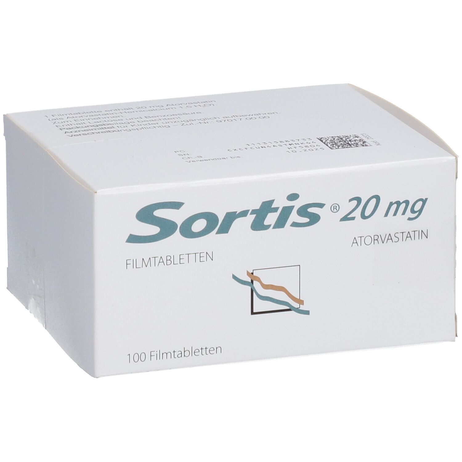 Sortis 20 mg 100 St mit dem E-Rezept kaufen - Shop Apotheke