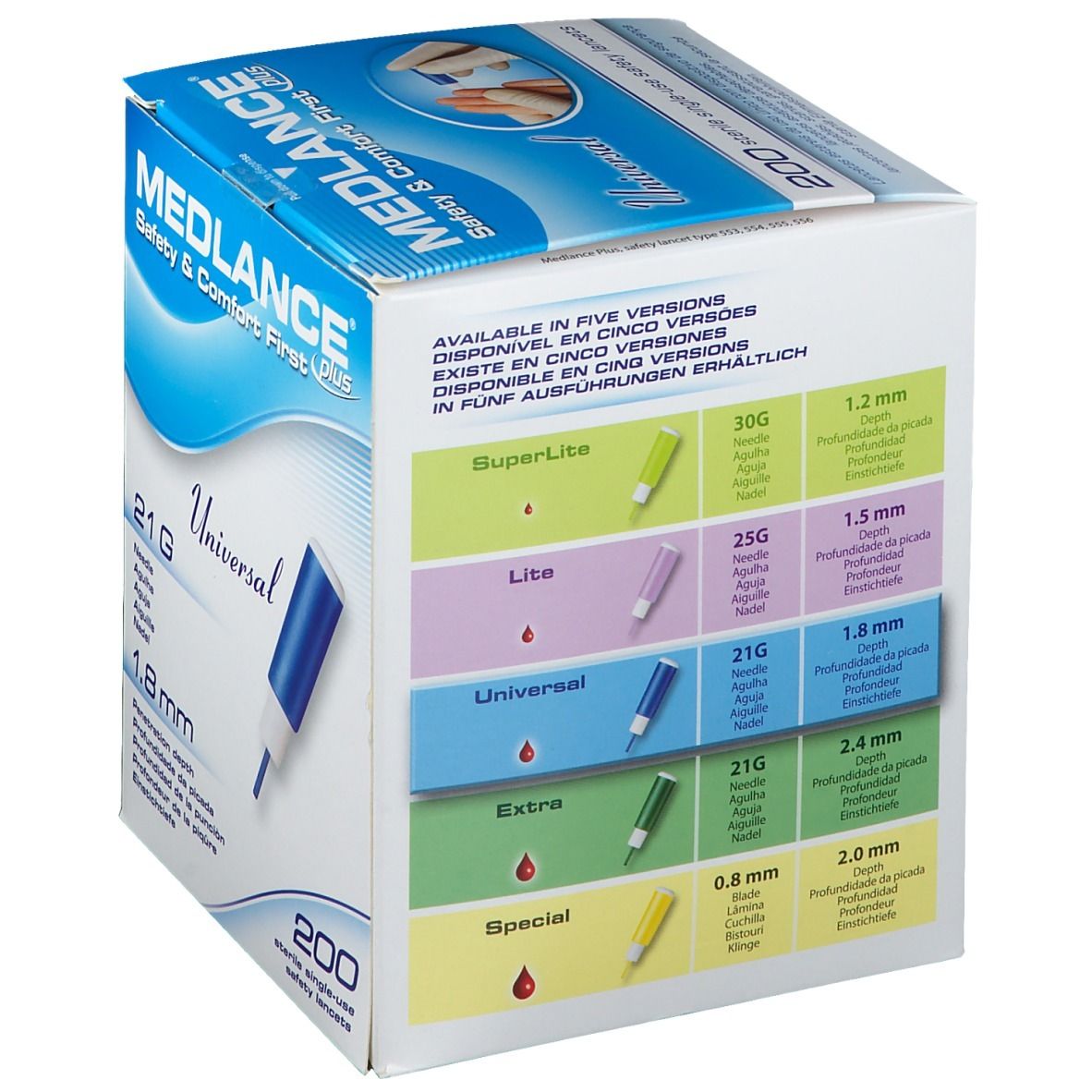 MEDLANCE® plus Universal Lanzetten 200 St - Shop Apotheke
