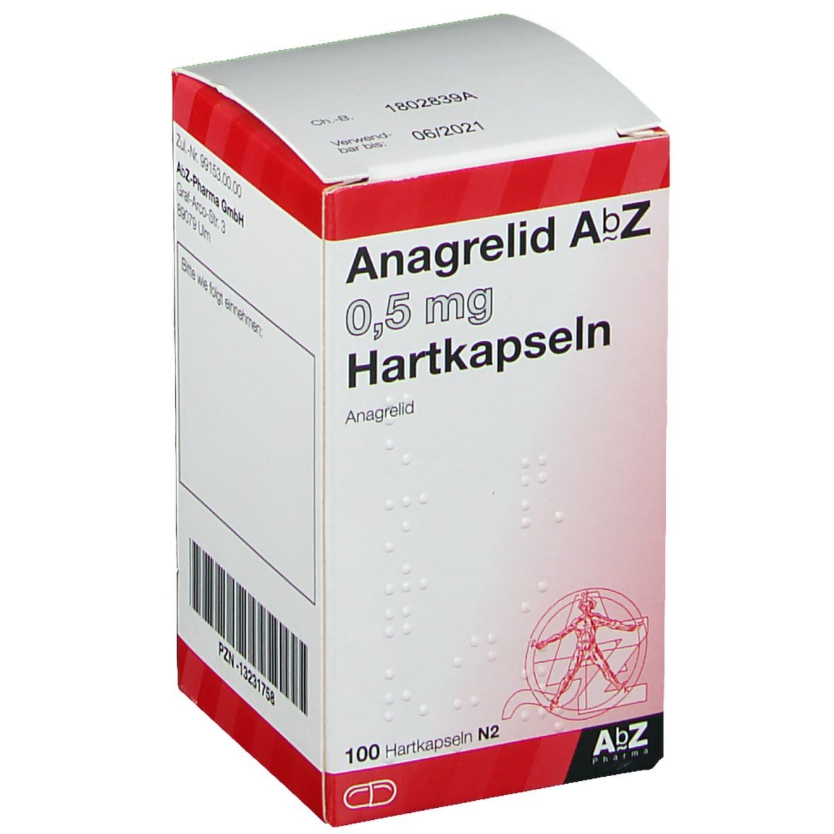 Anagrelid AbZ 0,5 mg 100 St - shop-apotheke.com