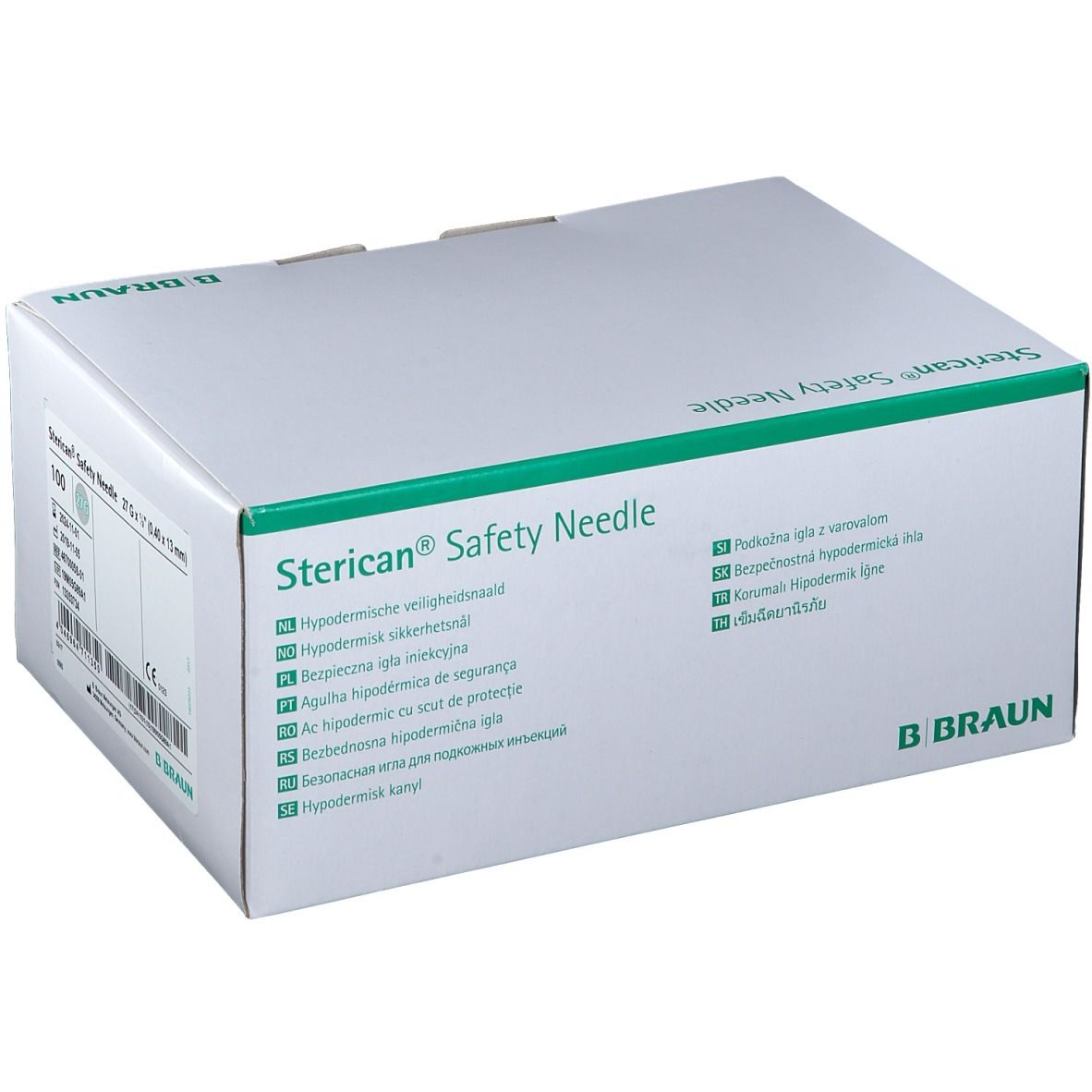 Sterican® Safety Kanülen 27 G x 1/2 0,4 x 13 mm EU 100 St - Shop Apotheke