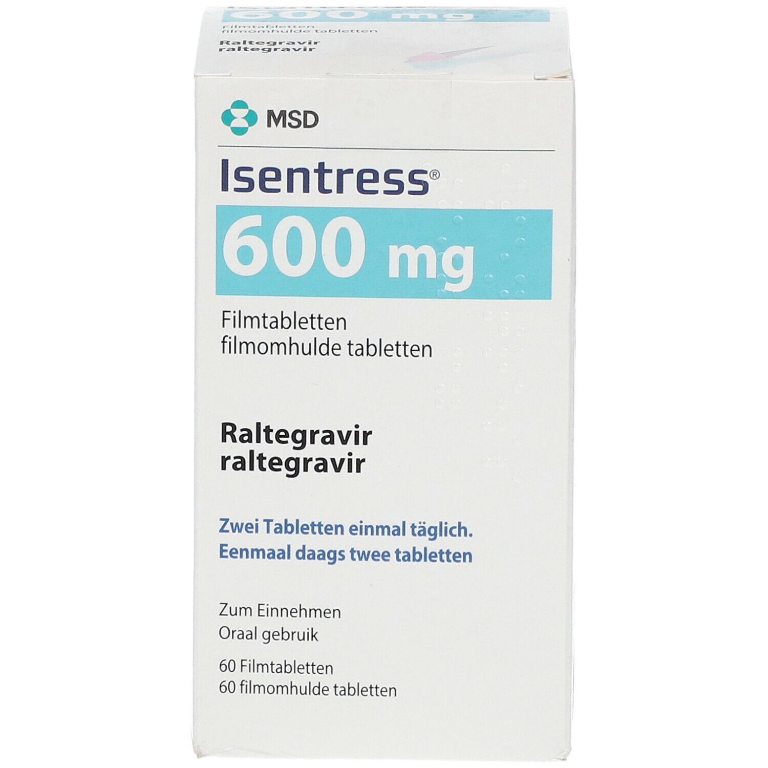 ISENTRESS® 600 mg 60 St mit dem E-Rezept kaufen - Shop Apotheke
