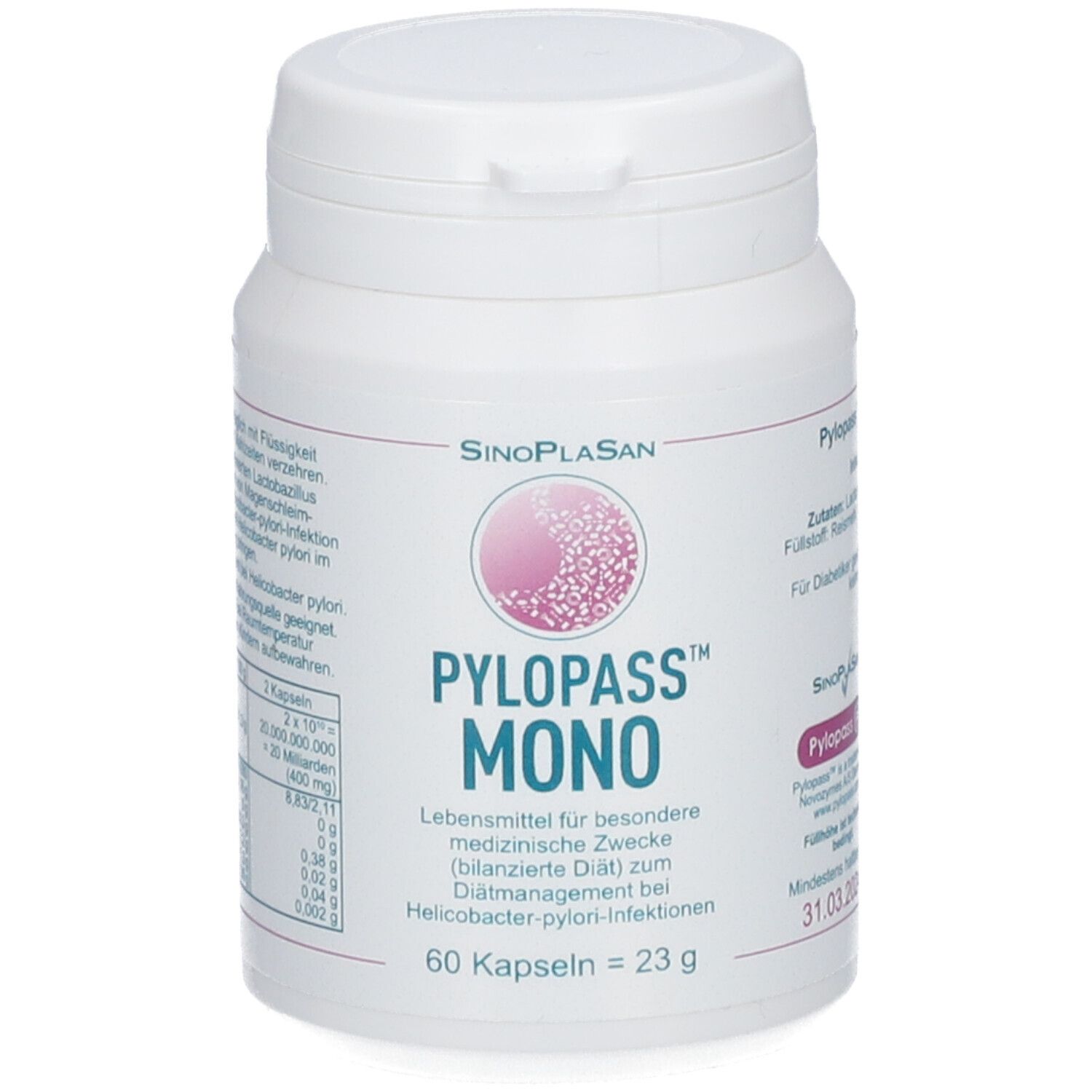 SinoPlaSan Pylopass Mono 200 mg 60 St - shop-apotheke.at