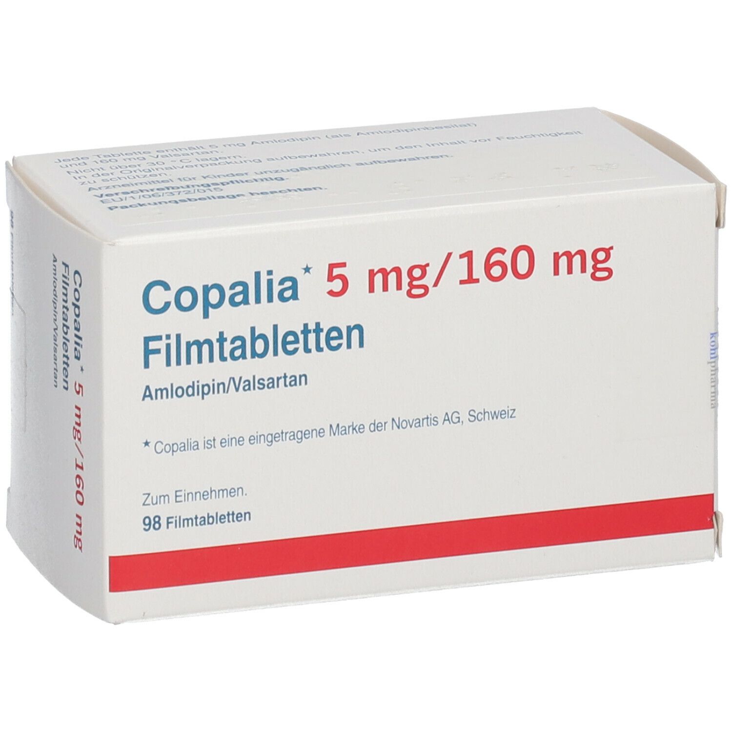 Copalia 5 mg/160 mg 98 St mit dem E-Rezept kaufen - Shop Apotheke