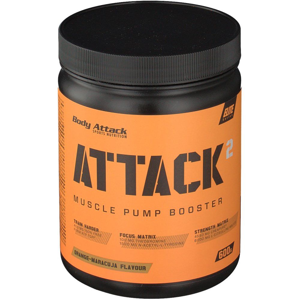 Body Attack ATTACK2 Orange-Maracuja 600 g - Shop Apotheke