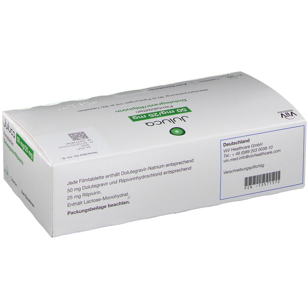 Juluca 50 mg/25 mg 3x30 St mit dem E-Rezept kaufen - Shop Apotheke