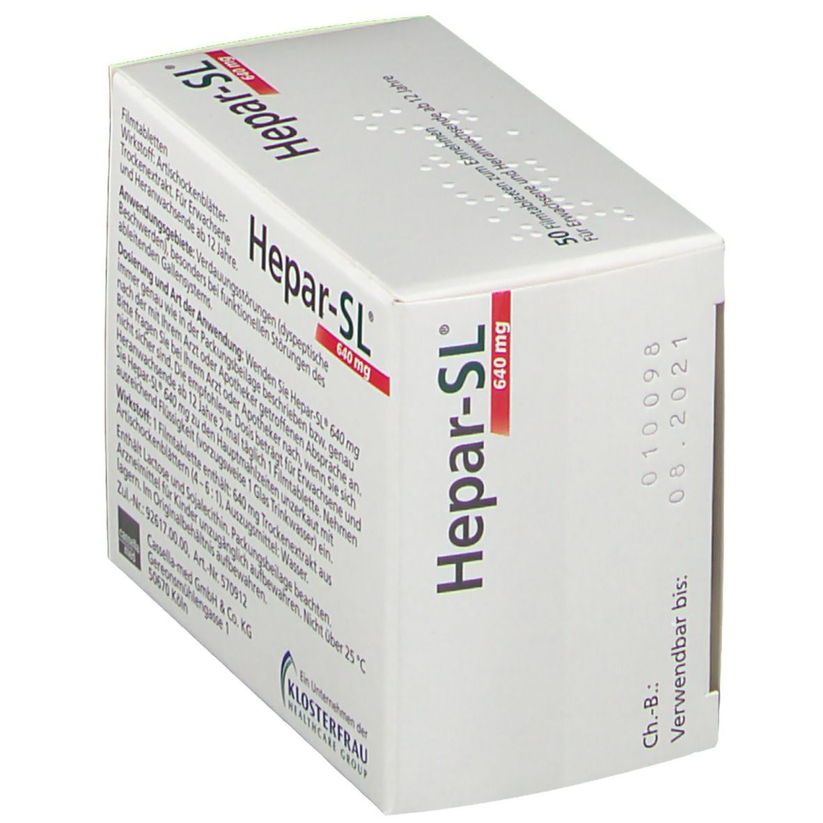 Hepar-SL® 640 mg 50 St - shop-apotheke.com