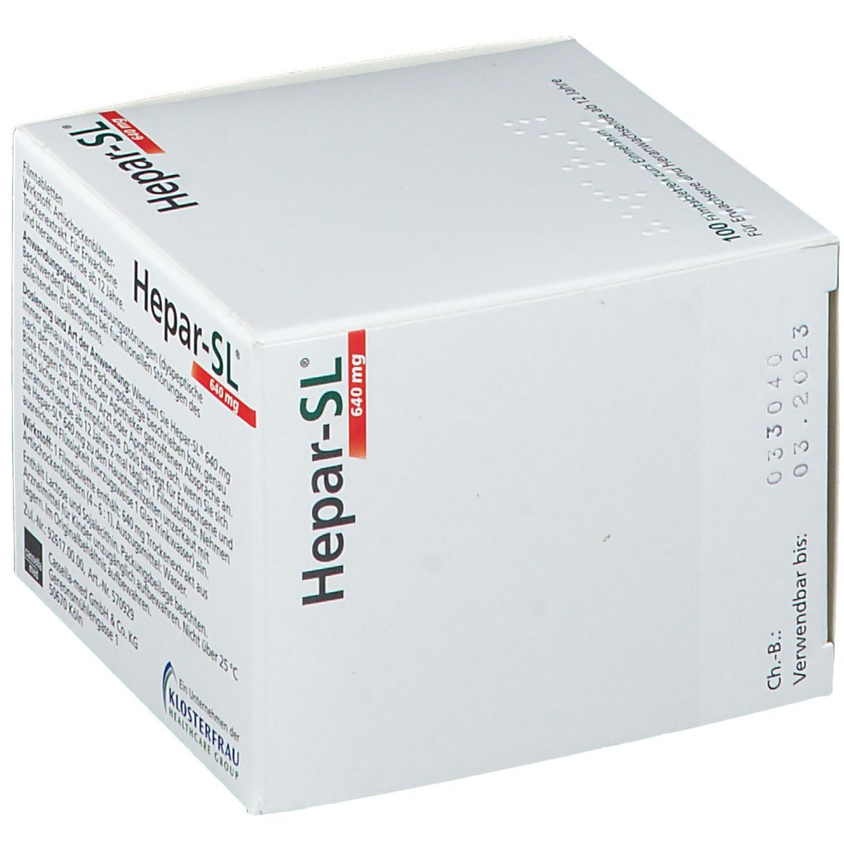 Hepar-SL® 640 mg 100 St - shop-apotheke.com