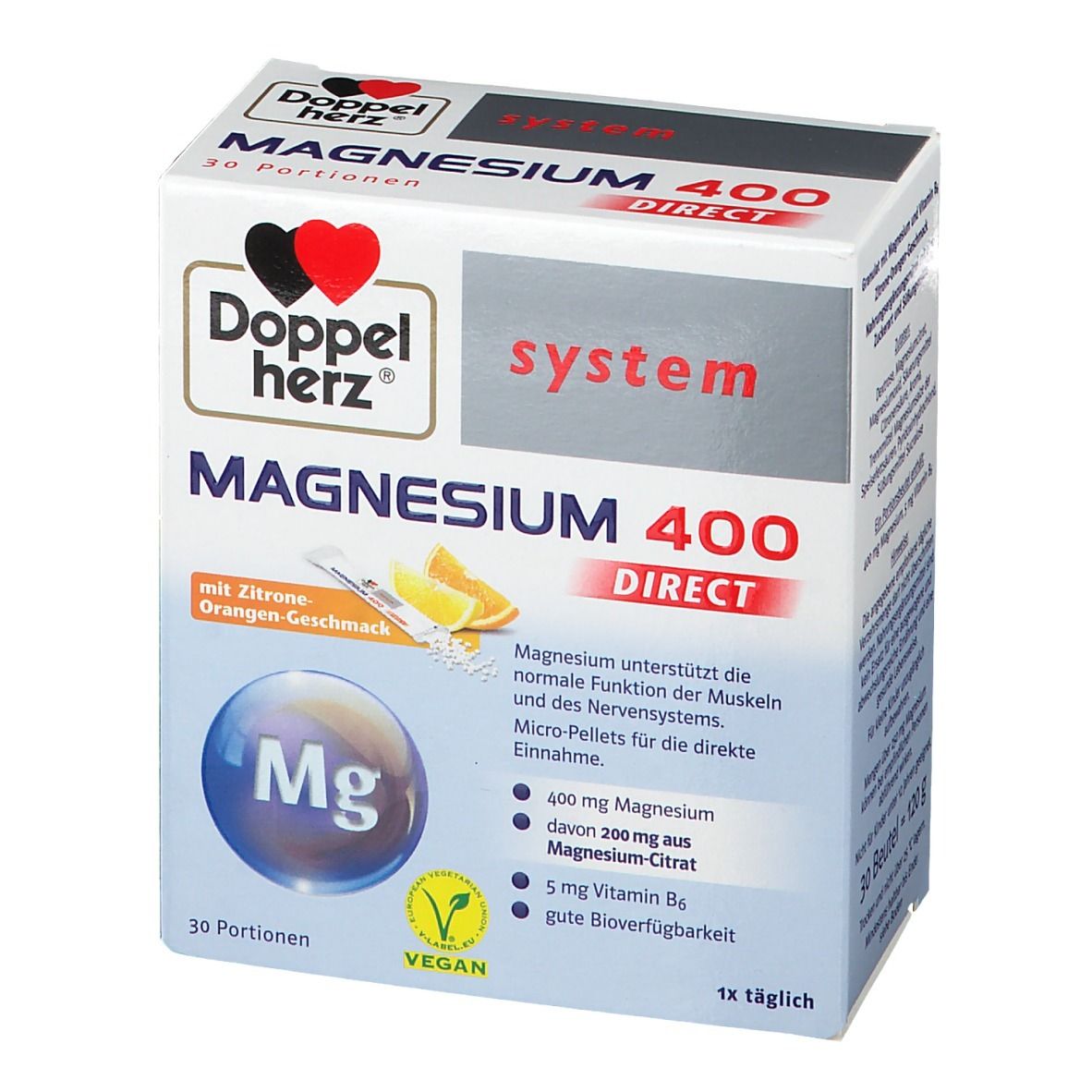 Doppelherz® Magnesium 400 direct 30 St - shop-apotheke.com