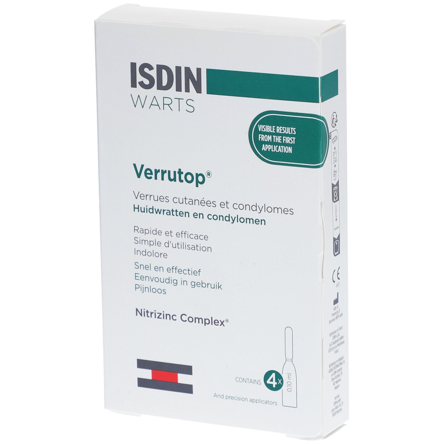 Verrutop® ISDIN® Warzenentferner 4x0,1 4x0,1 ml - Shop Apotheke