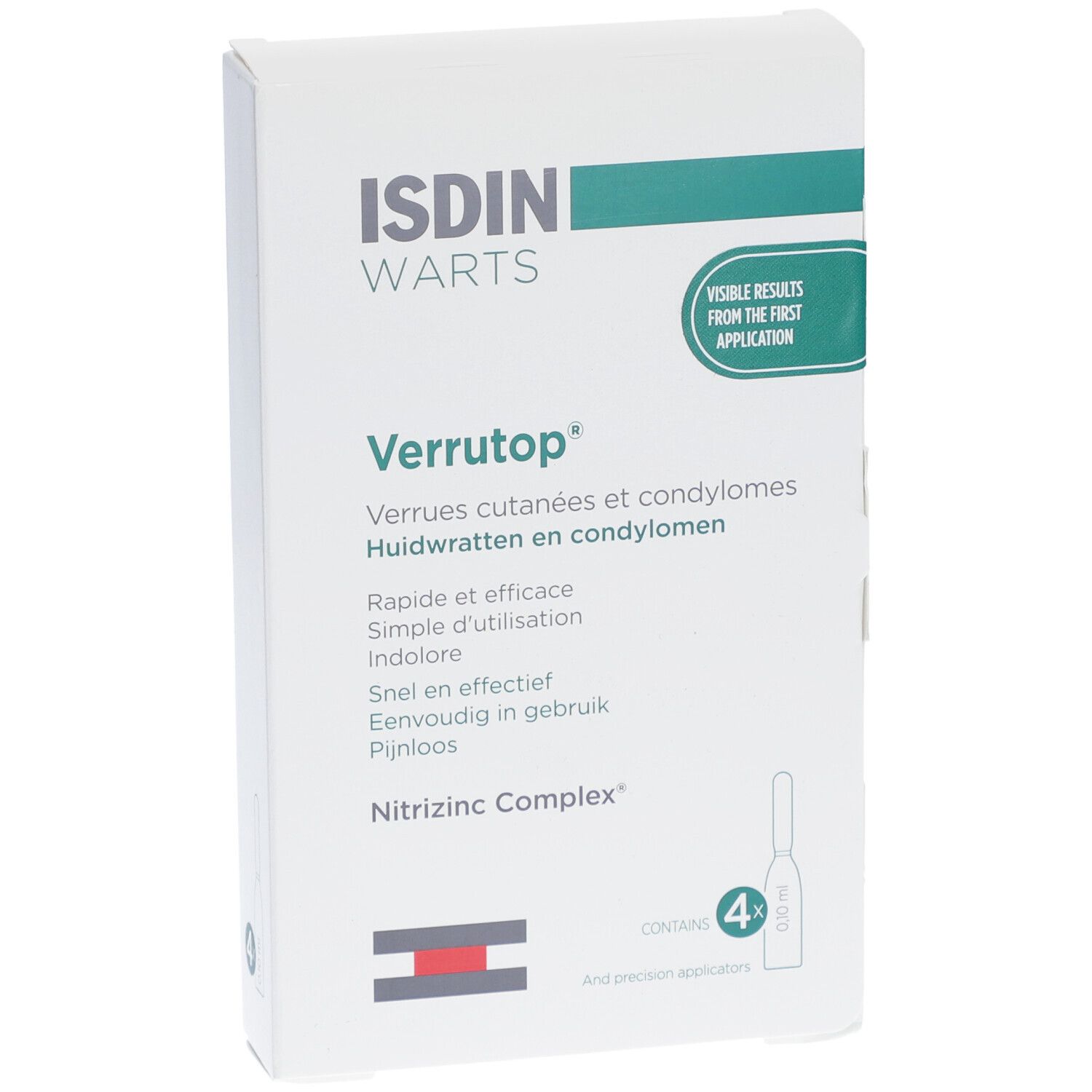 Verrutop® ISDIN® Warzenentferner 4x0,1 4x0,1 ml - Shop Apotheke