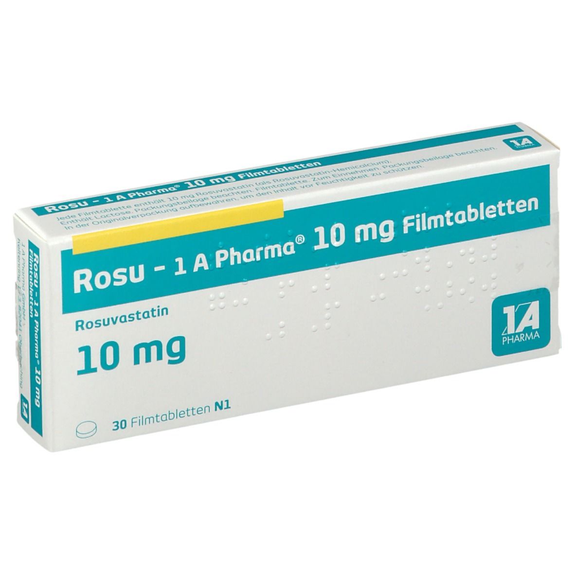 Rosu - 1 A Pharma® 10 mg 30 St mit dem E-Rezept kaufen - Shop Apotheke
