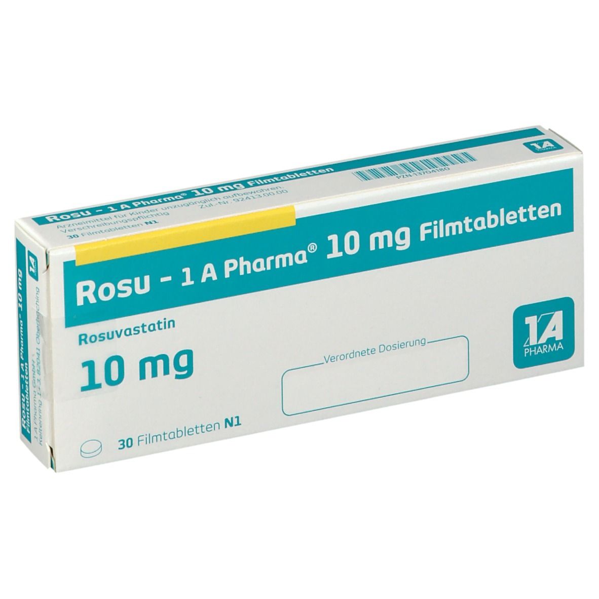 Rosu - 1 A Pharma® 10 mg 30 St mit dem E-Rezept kaufen - Shop Apotheke