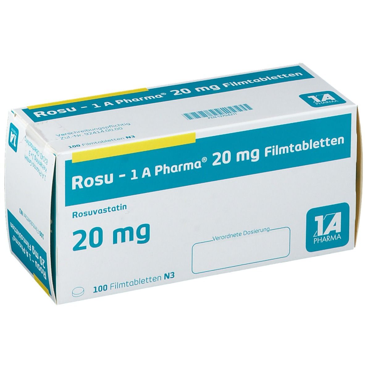 Rosu - 1 A Pharma® 20 mg 100 St mit dem E-Rezept kaufen - Shop Apotheke