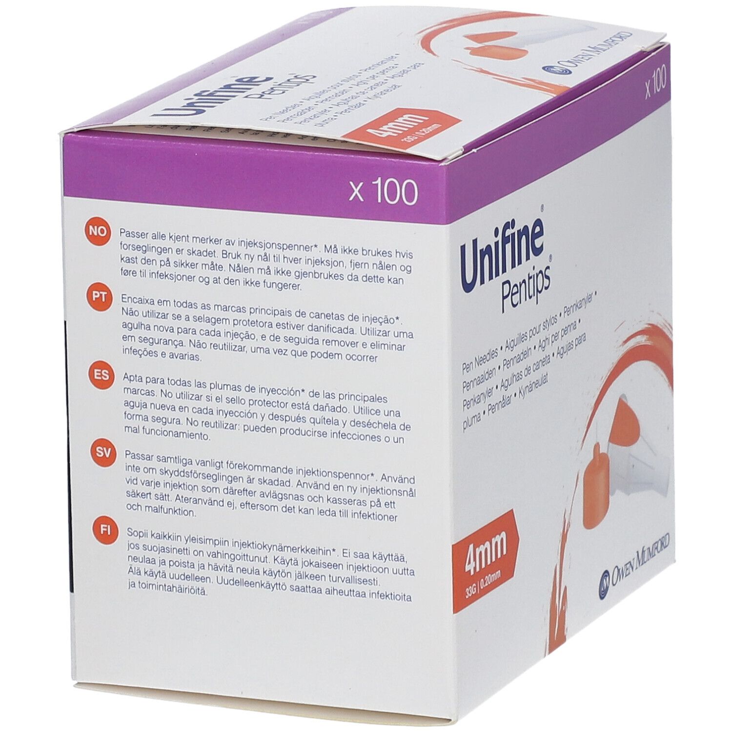 Unifine® Pentips® 33 G 4 mm 100 St - shop-apotheke.at